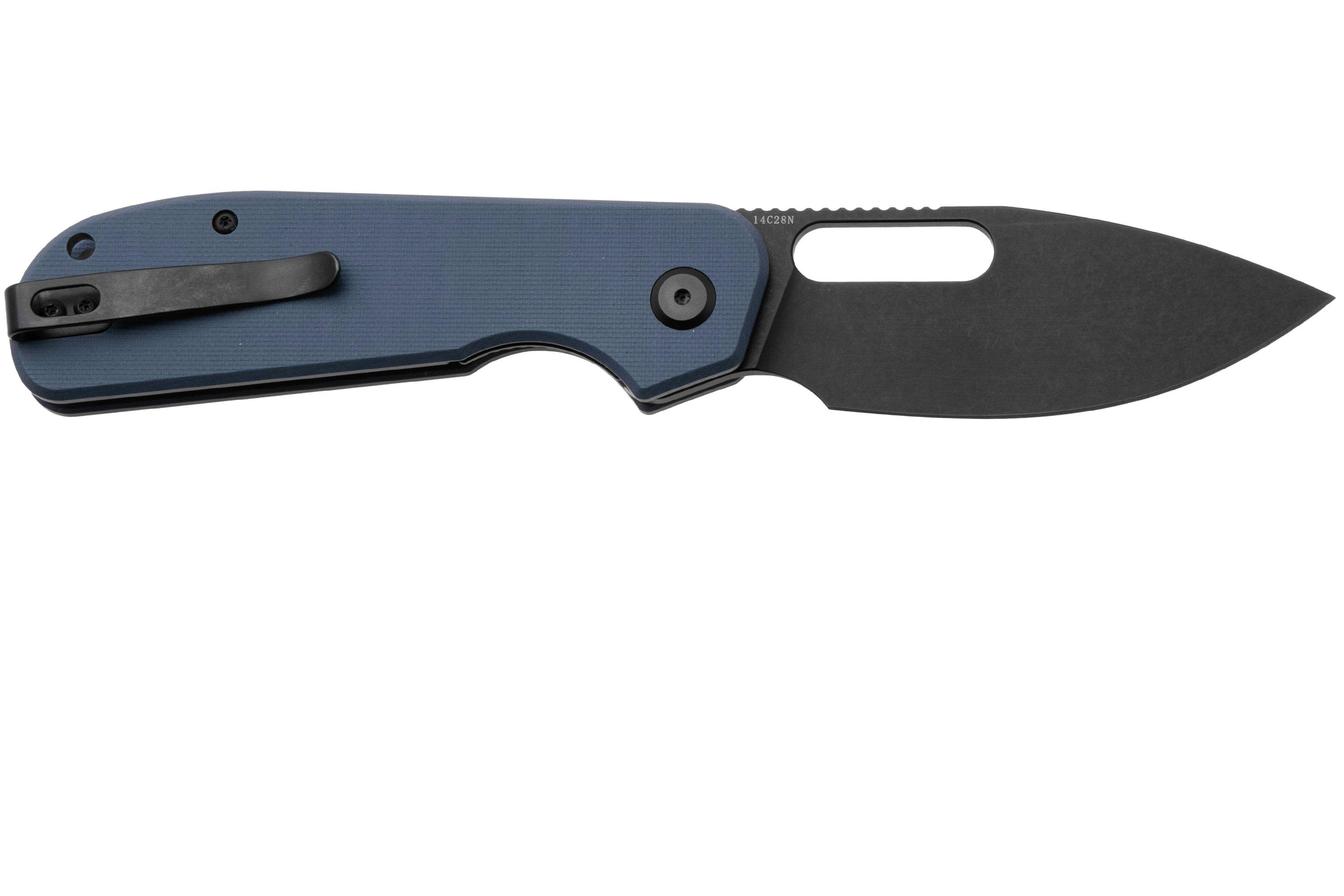 Eutektik EFD EFD-DBW-R Blackwashed 14C28N, Blue G10, navaja | Compras ...