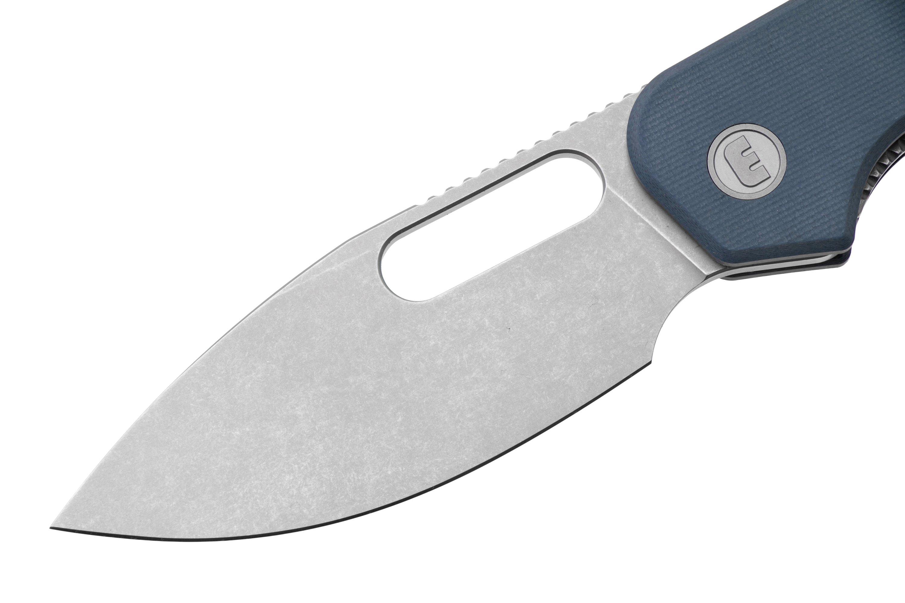 Eutektik EFD EFD-DSW-R Stonewashed 14C28N, Blue G10, Taschenmesser ...