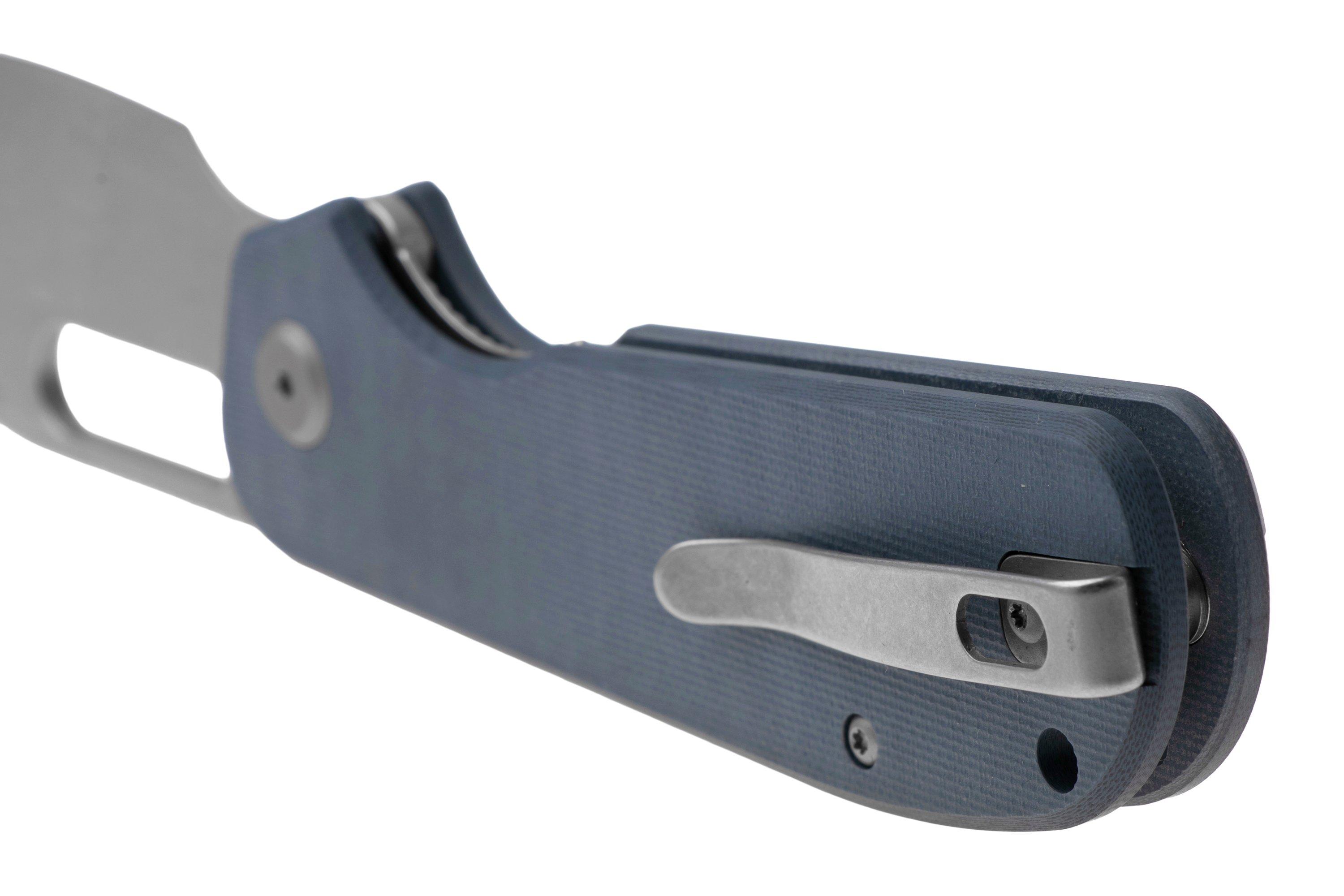Eutektik EFD EFD-DSW-R Stonewashed 14C28N, Blue G10, zakmes | Voordelig ...