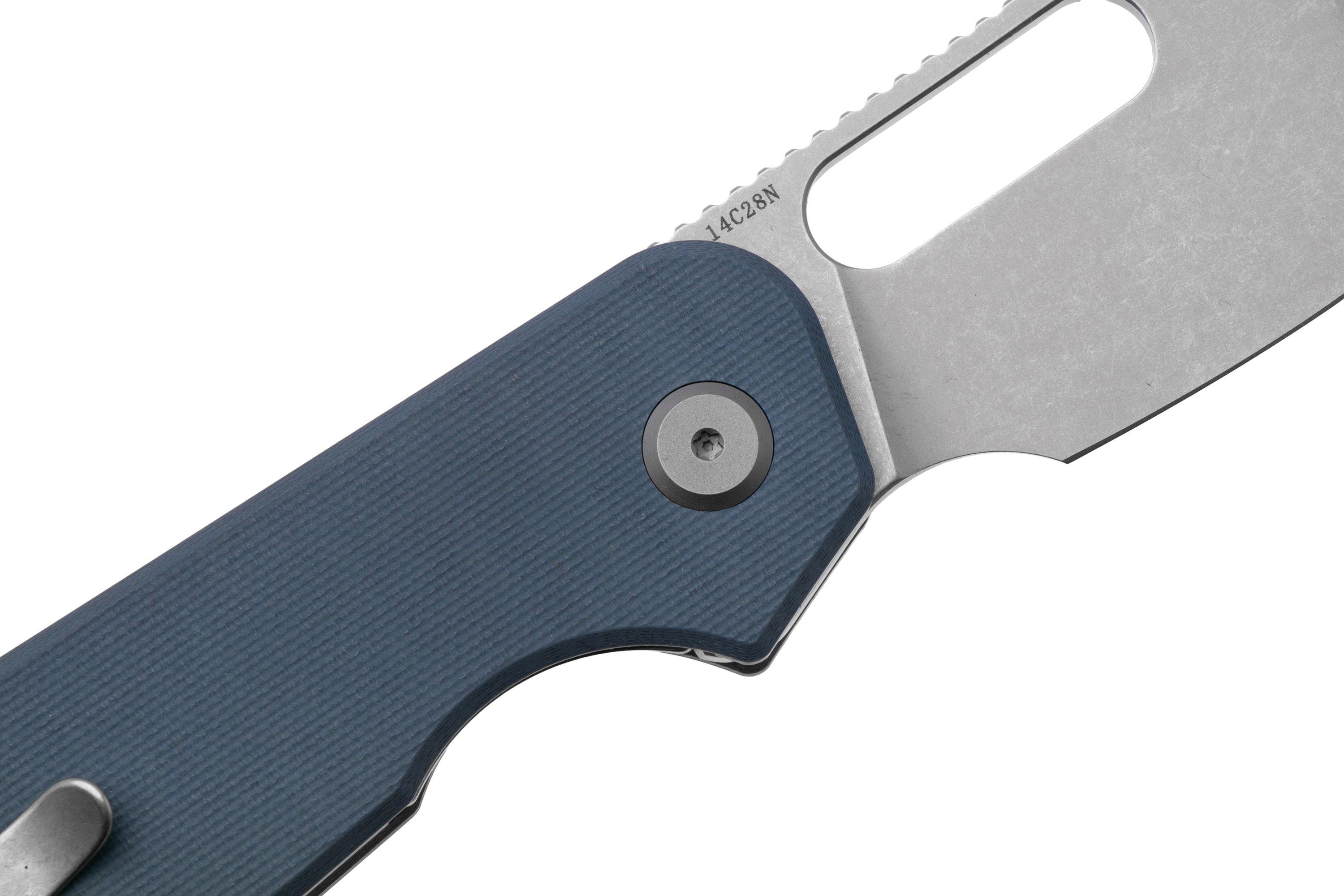 Eutektik EFD EFD-DSW-R Stonewashed 14C28N, Blue G10, navalha | Compras ...