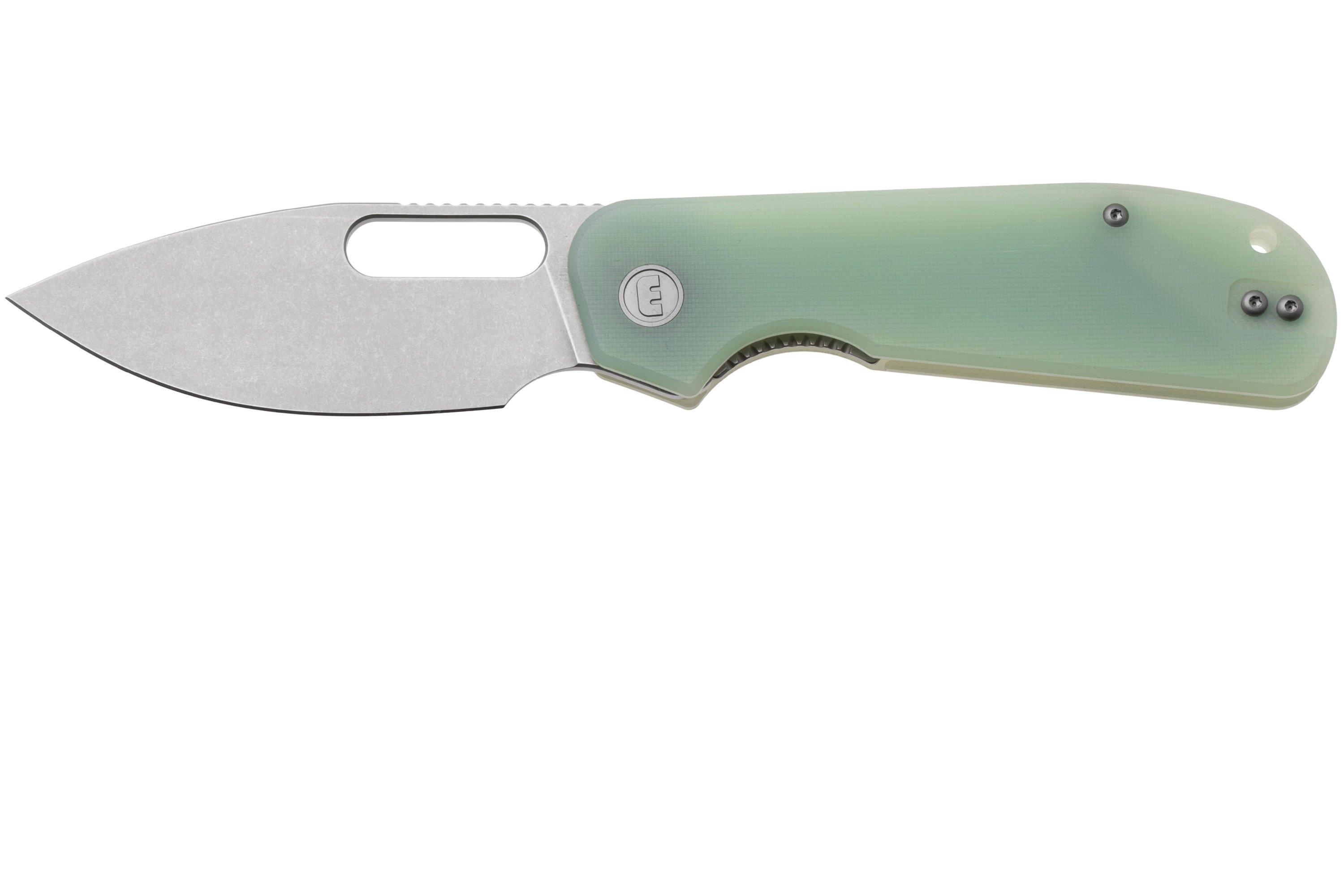 Eutektik EFD EFD-JSW-R Stonewashed 14C28N, Jade G10, pocket knife ...