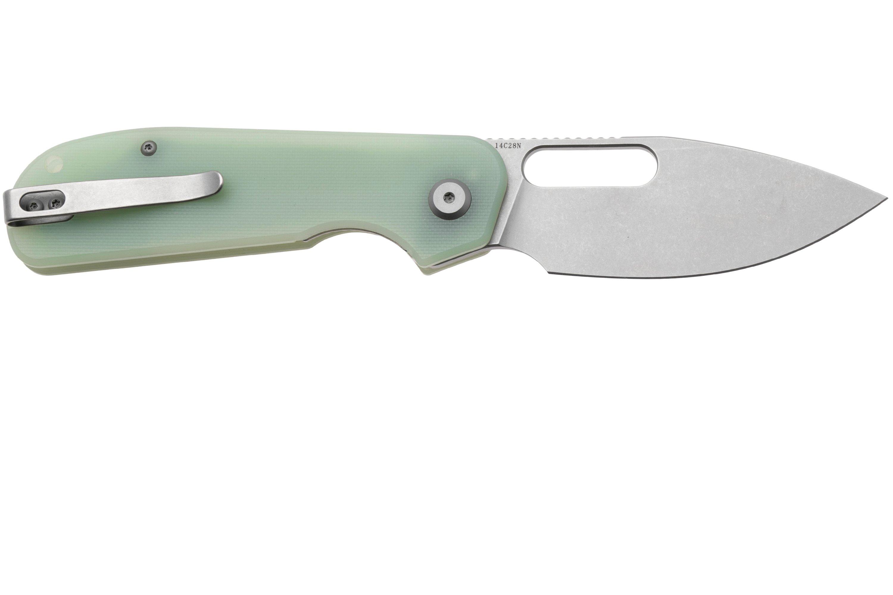 Eutektik EFD EFD-JSW-R Stonewashed 14C28N, Jade G10, Taschenmesser ...