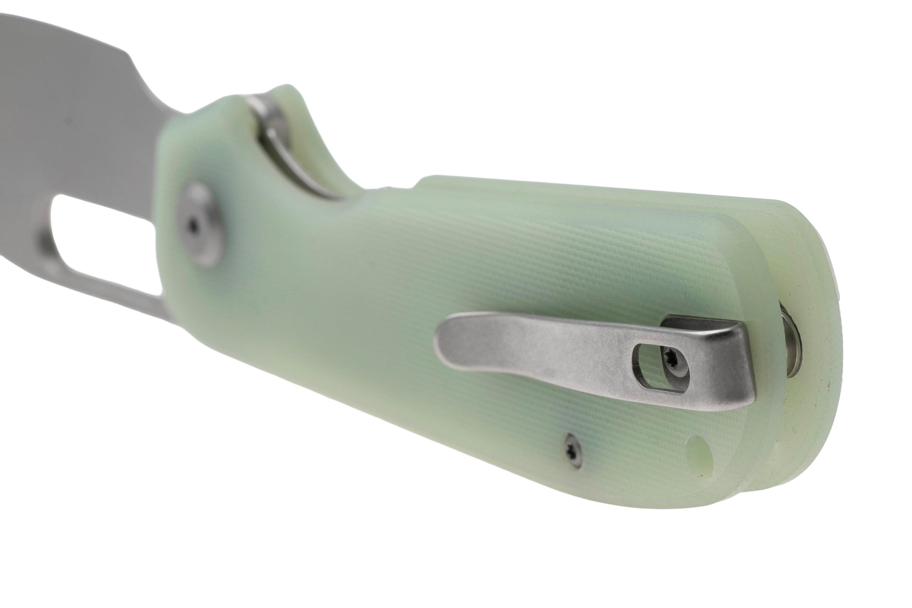 Eutektik EFD EFD-JSW-R Stonewashed 14C28N, Jade G10, pocket knife ...