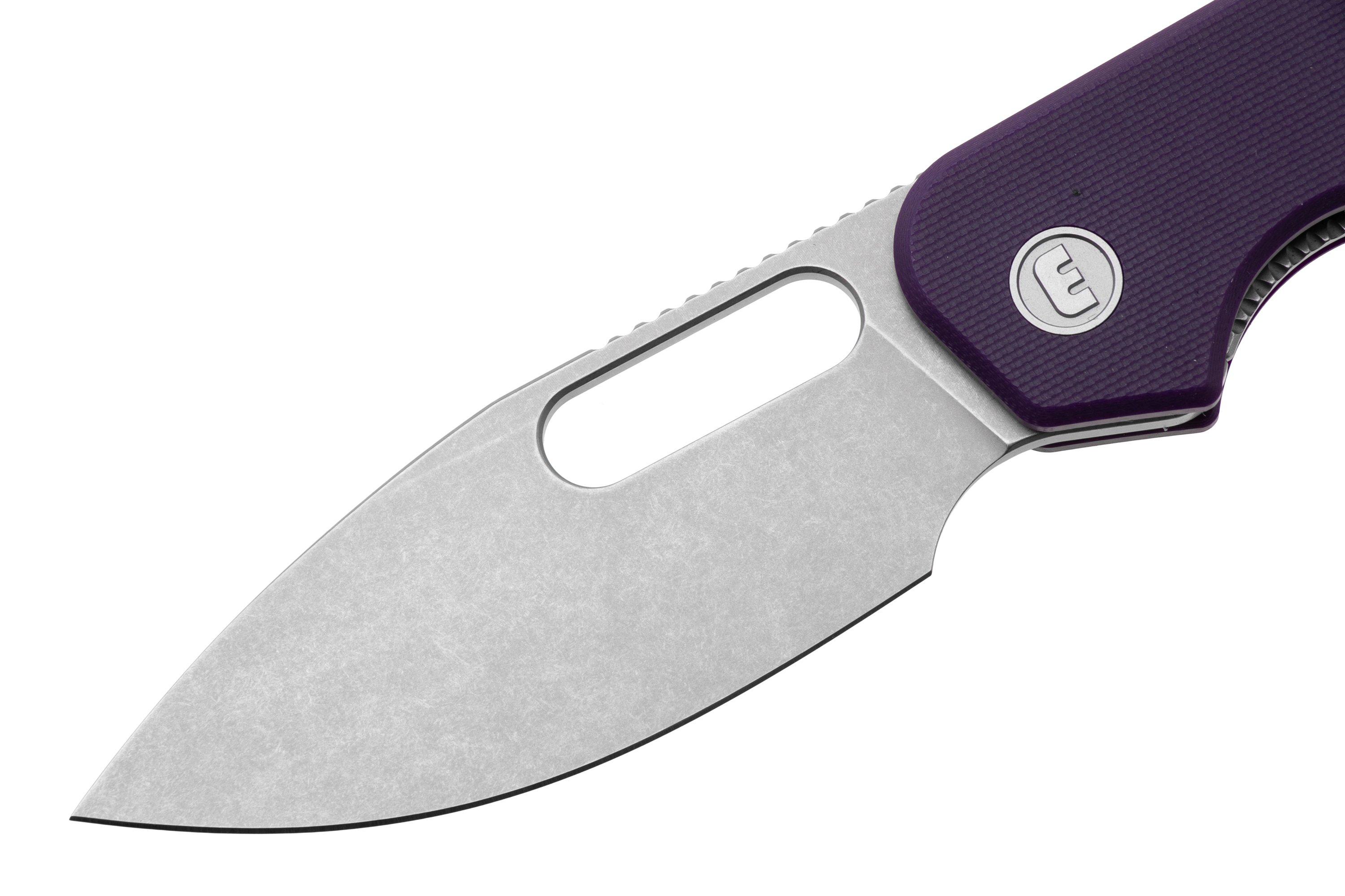 Eutektik EFD EFD-PSW-R Stonewashed 14C28N, Purple G10, zakmes ...