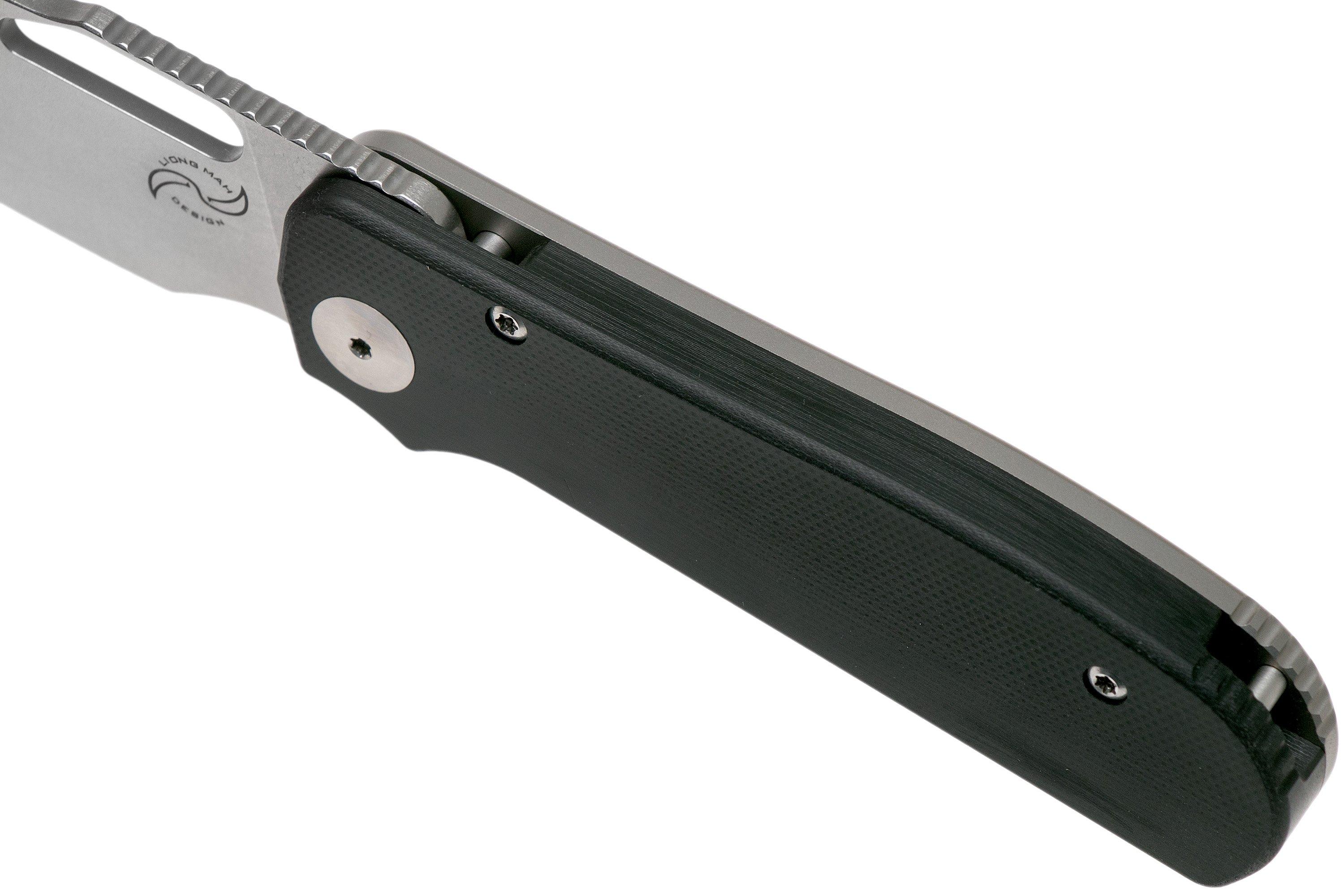 Liong Mah Field Duty EDC, Black G10, pocket knife | Advantageously ...