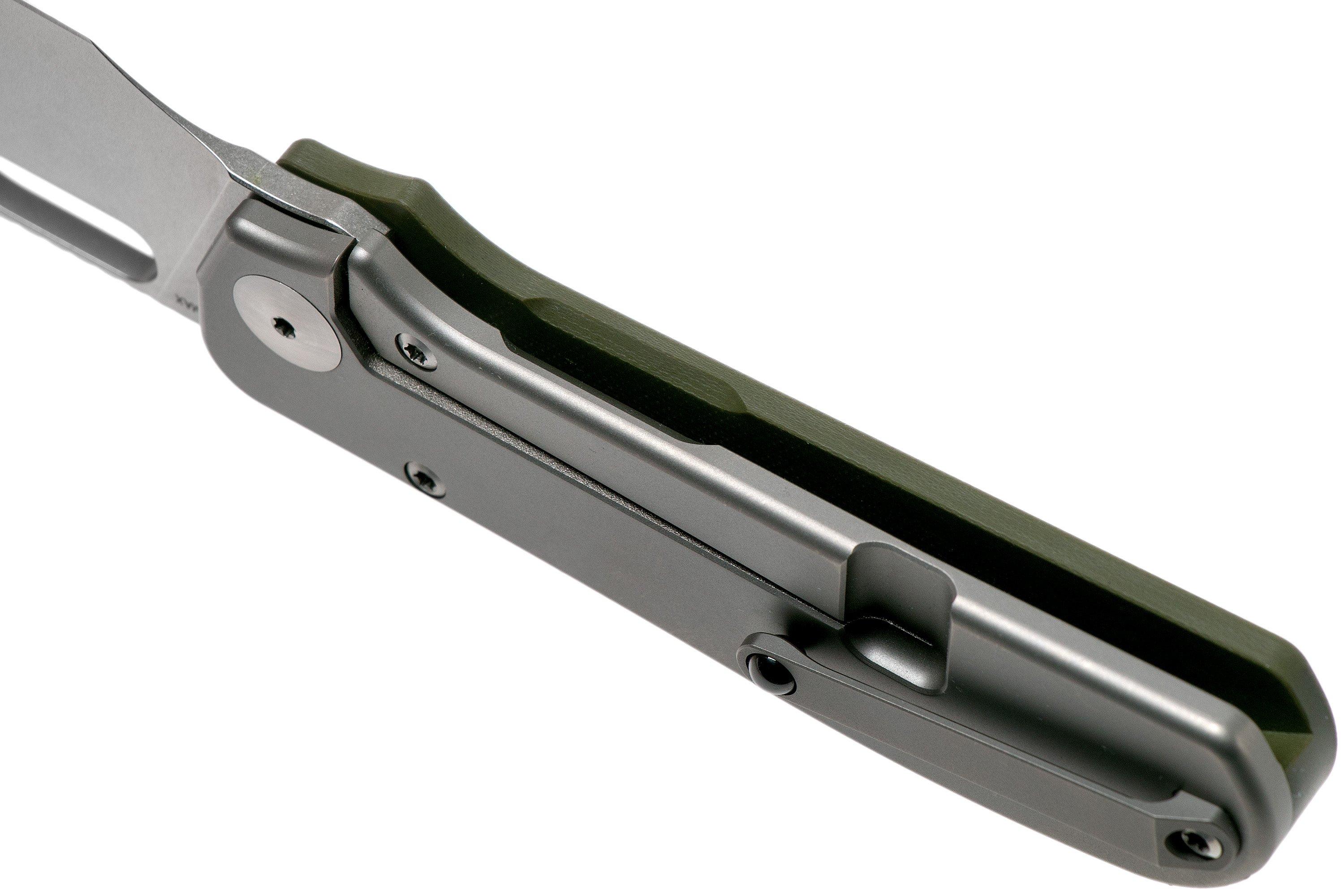 Liong Mah Field Duty EDC, Green G10, pocket knife | Advantageously ...