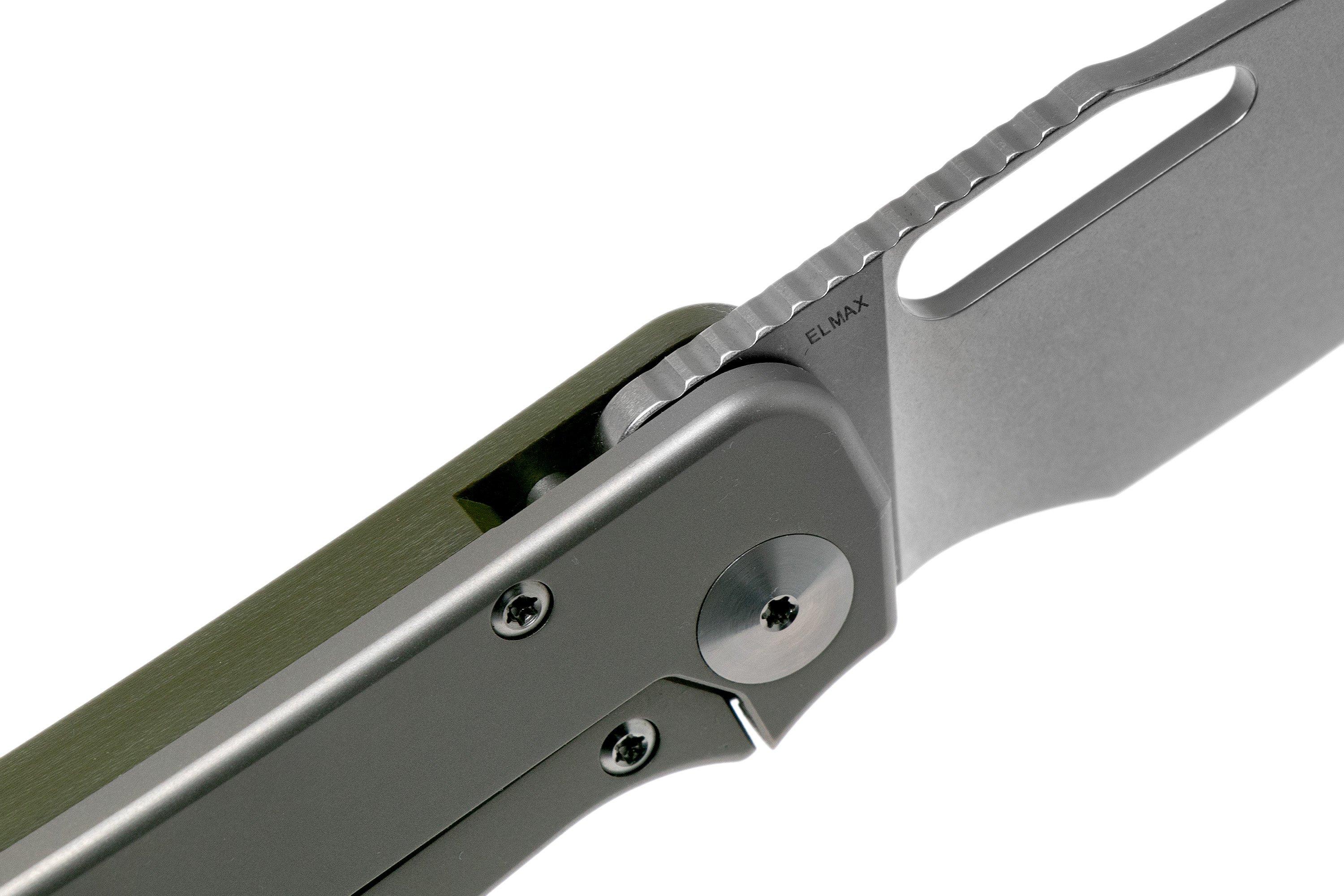 Liong Mah Field Duty EDC, Green G10, pocket knife | Advantageously ...