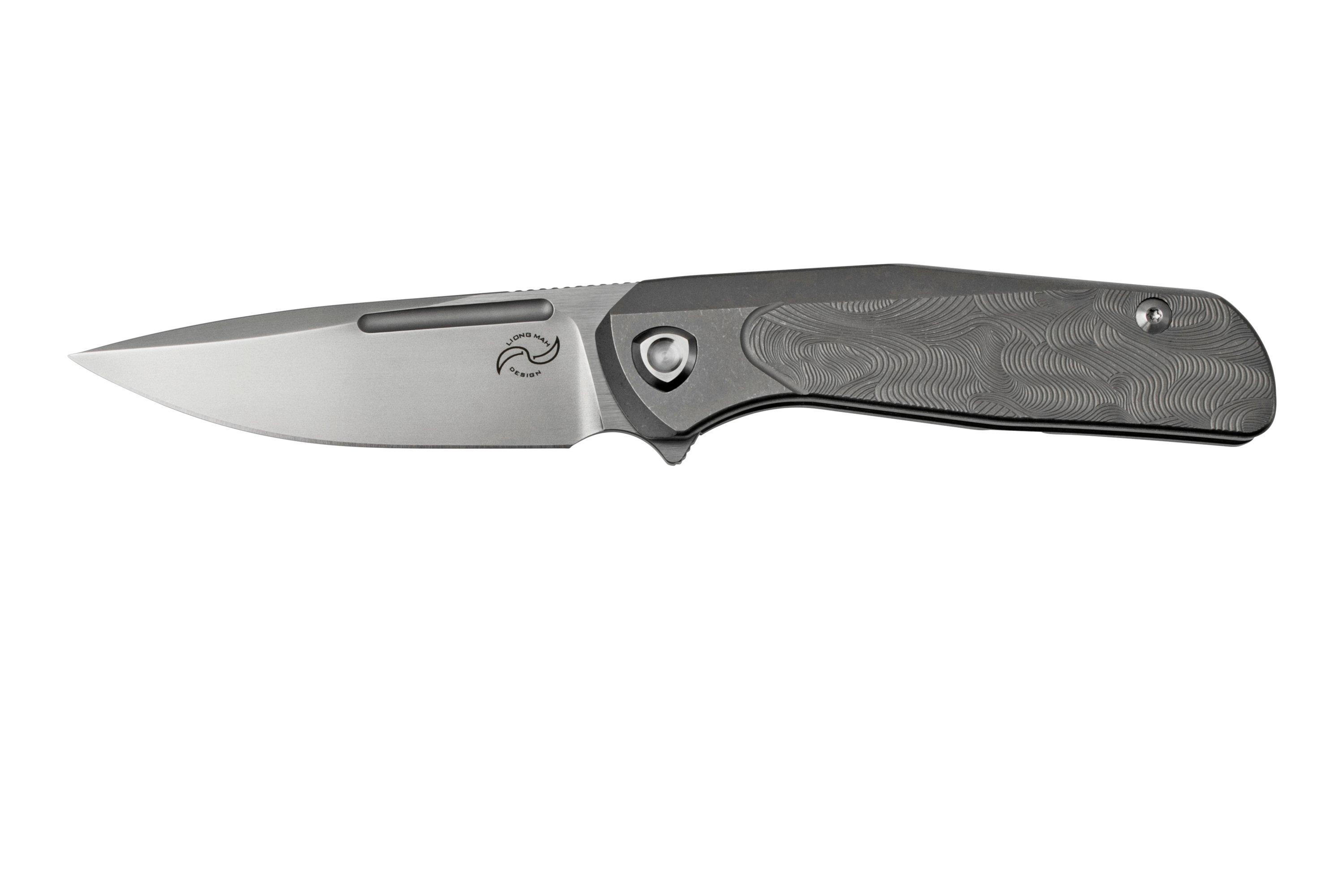 Liong Mah GSD v2 GSD2-ST Sculpted Titanium navaja | Compras con ...