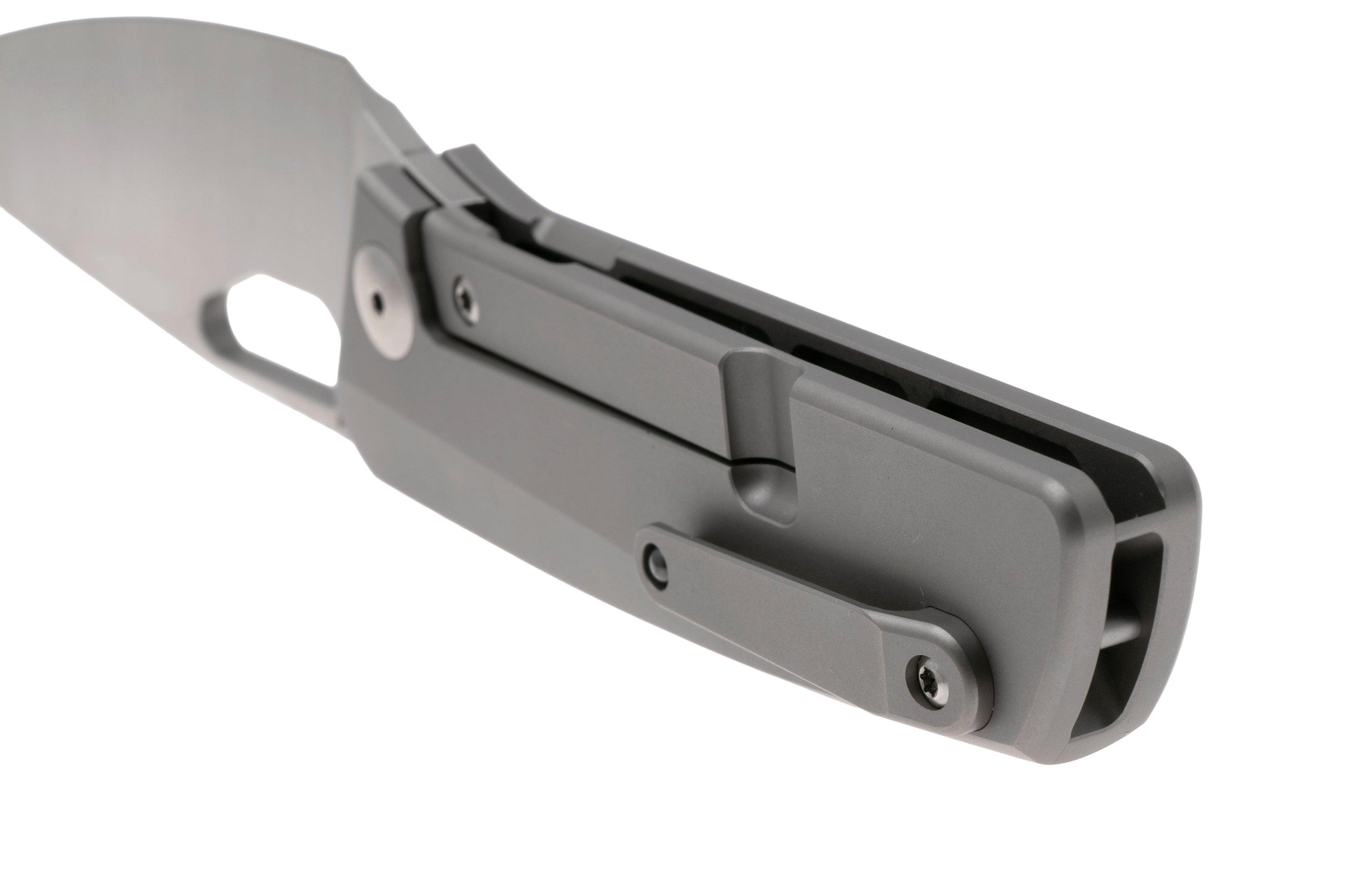 Liong Mah KUF 3.5 Satin MagnaCut, Titanium, pocket knife ...