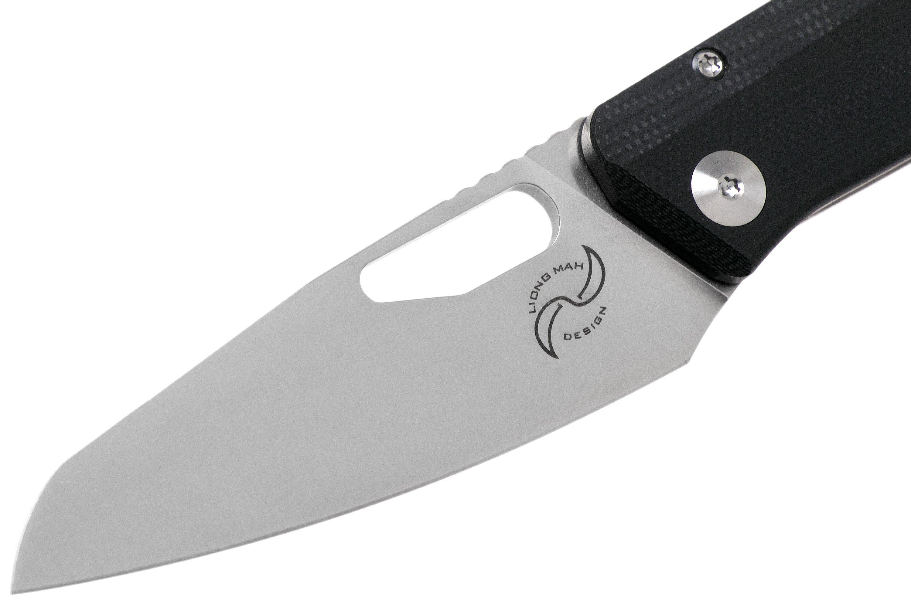 Liong Mah KUF-EDC 3.0 Black G10 pocket knife, Liong Mah design ...