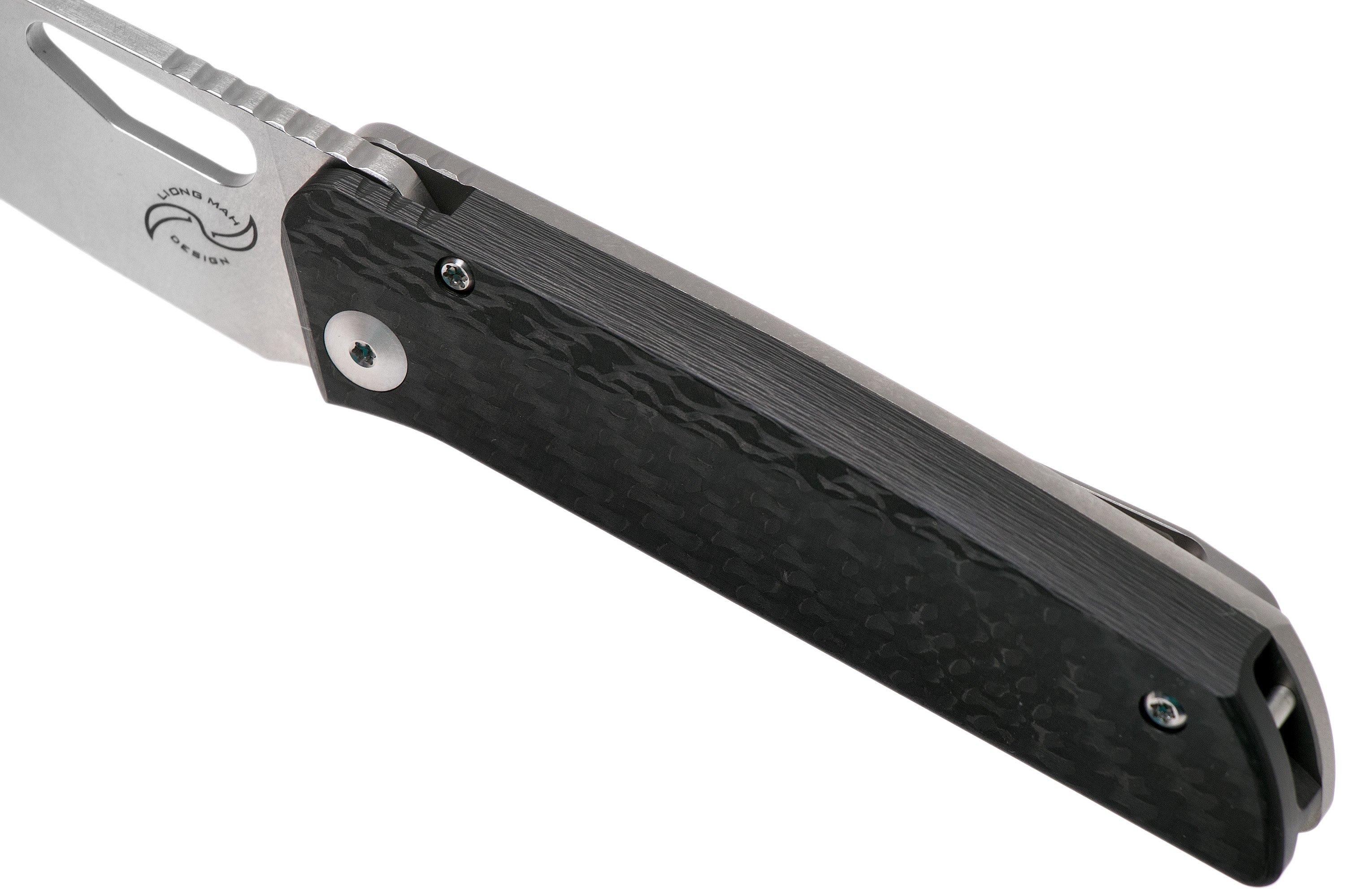 Liong Mah KUF-EDC 3.0 Carbon Fibre pocket knife, Liong Mah design ...