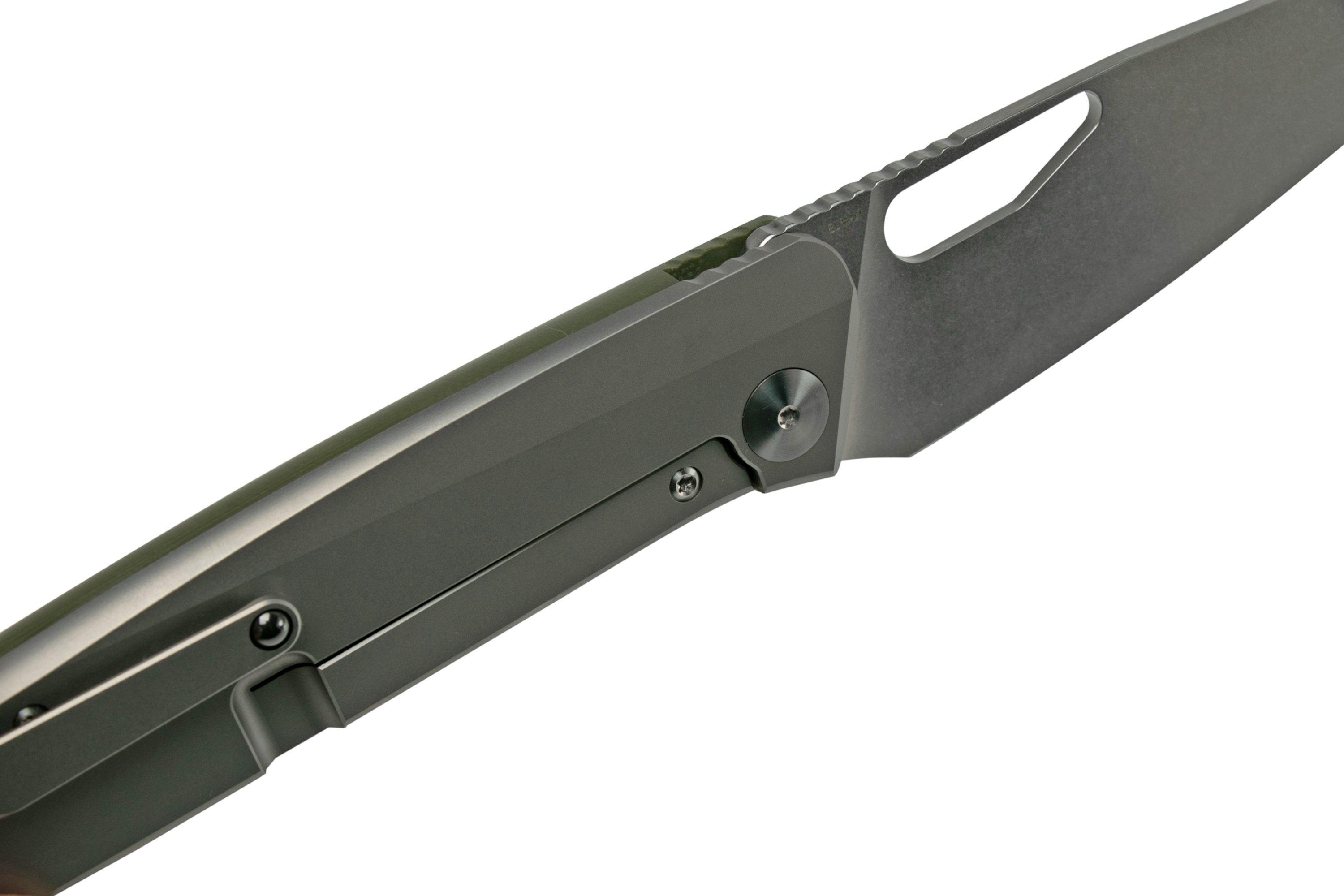 Liong Mah KUF-EDC 4.0 Green G10 pocket knife, Liong Mah design ...