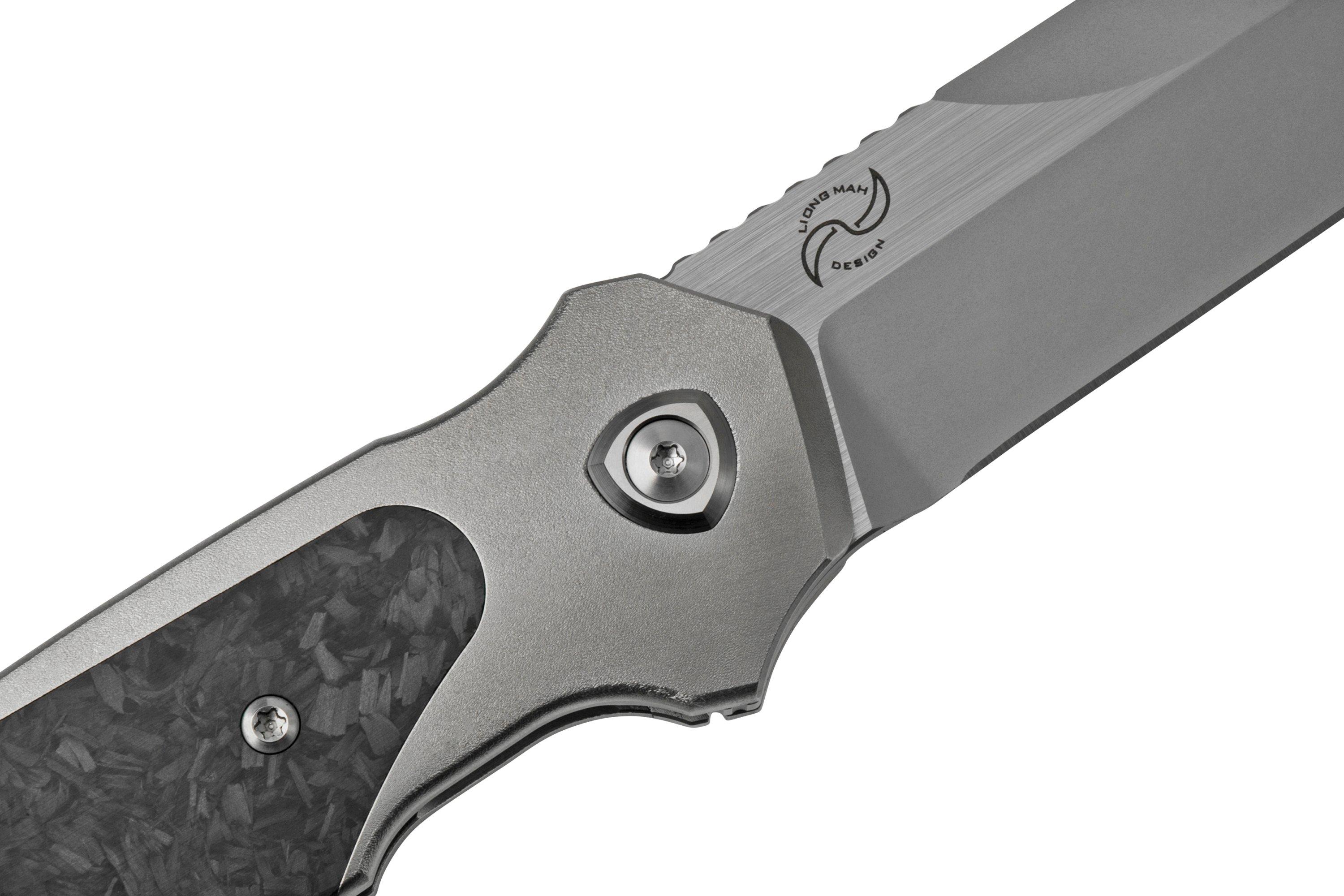 Liong Mah Model 18 M18-CFL Marble Carbon Fiber Lefty zakmes | Voordelig ...