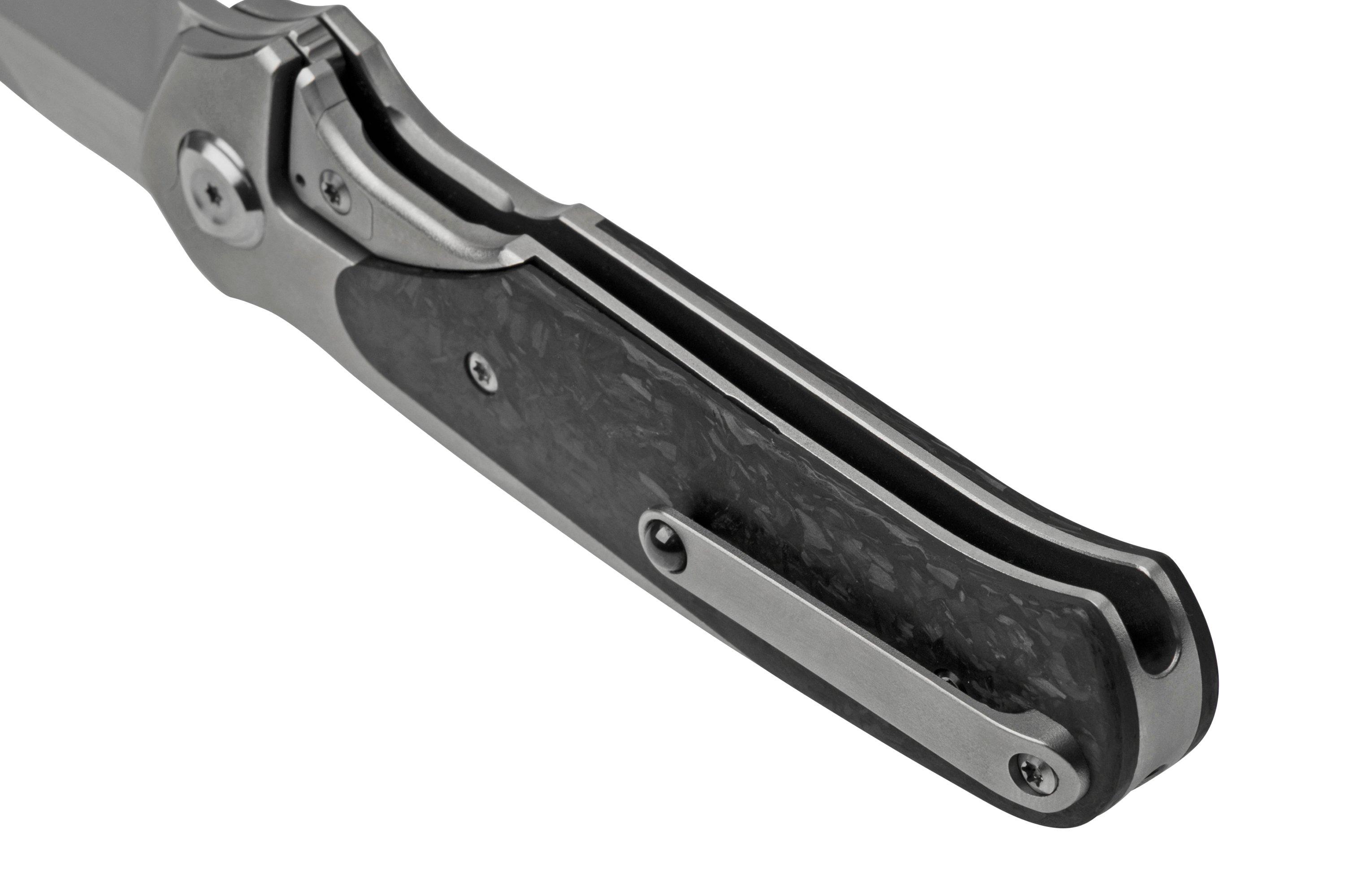 Liong Mah Model 18 M18-CF Marble Carbon Fiber pocket knife ...