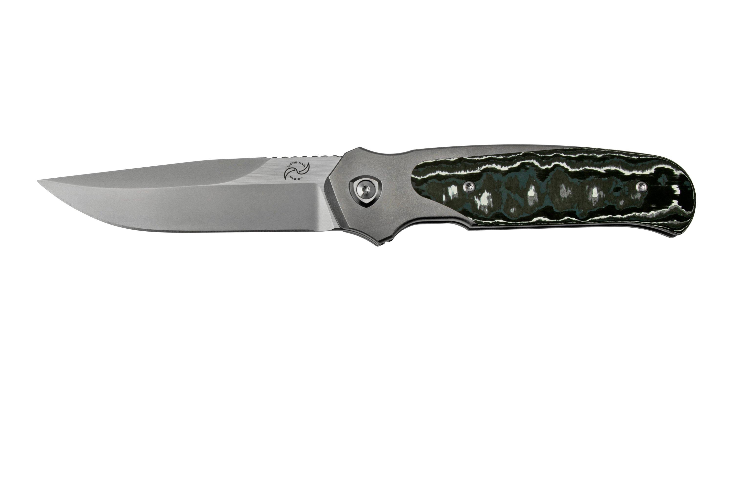 Liong Mah Model 18 M18-FCW Marble Carbon Winter pocket knife ...