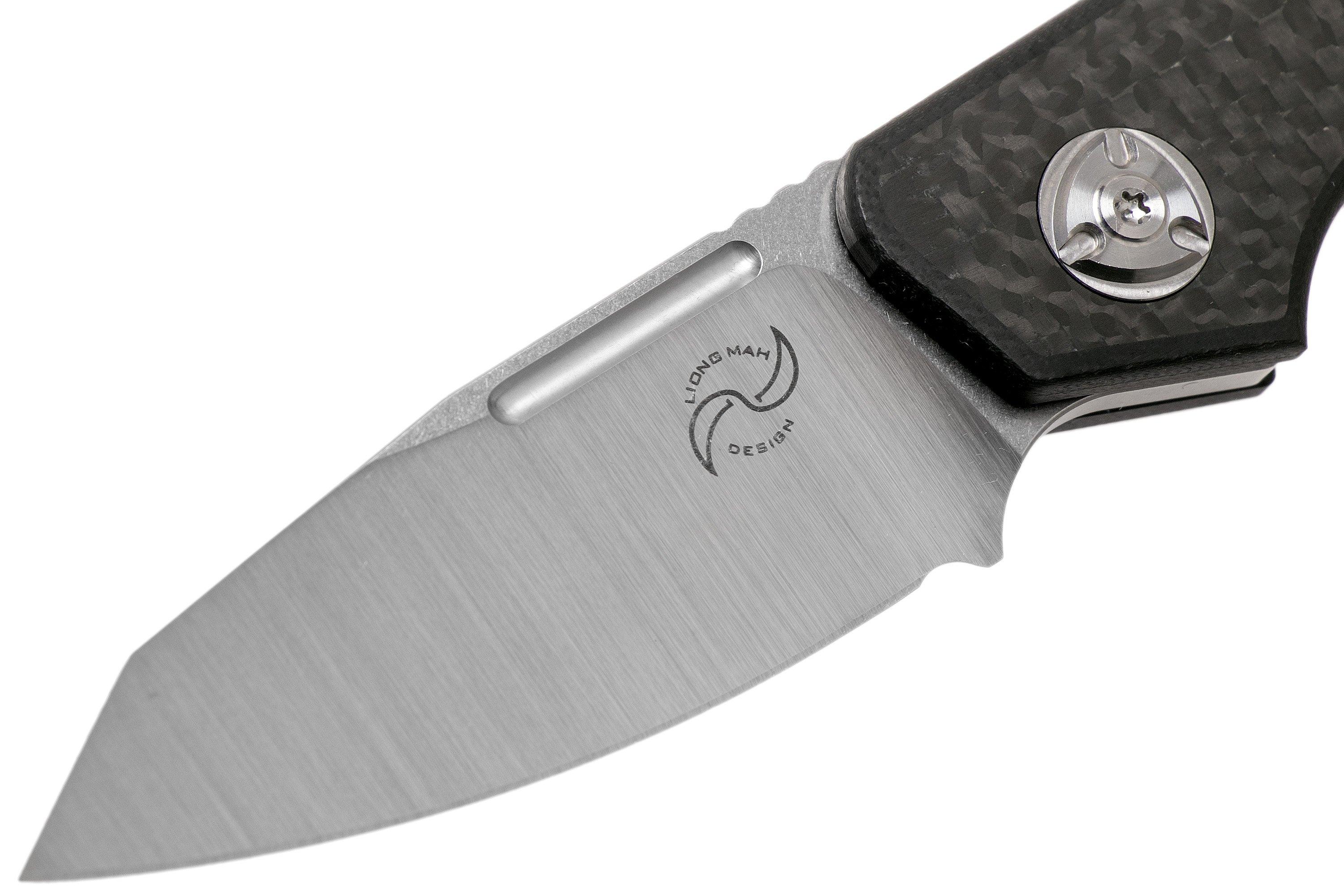 Liong Mah Traveller Sheepfoot Carbonfiber zakmes | Voordelig kopen bij ...