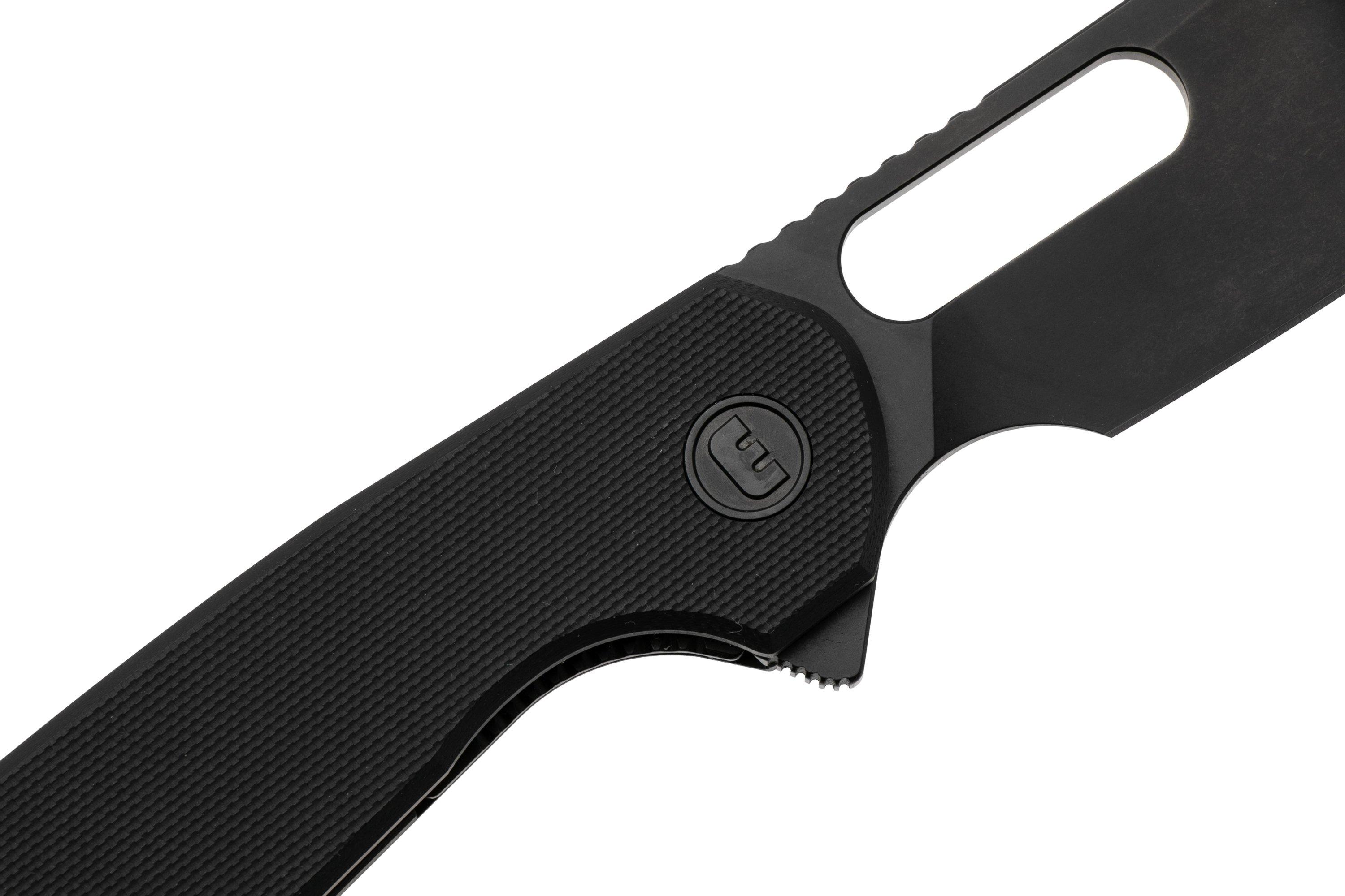 Eutektik Trinity TRI-BBW-L Blackwashed 14C28N, Black G10, left-handed ...