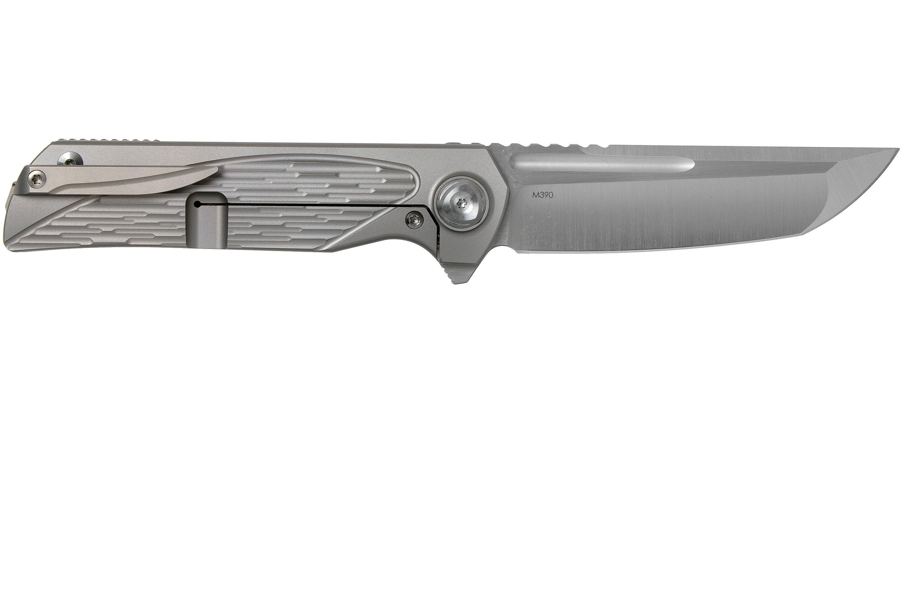 Liong Mah Warrior Two V3 Textured Titanium zakmes | Voordelig kopen bij ...