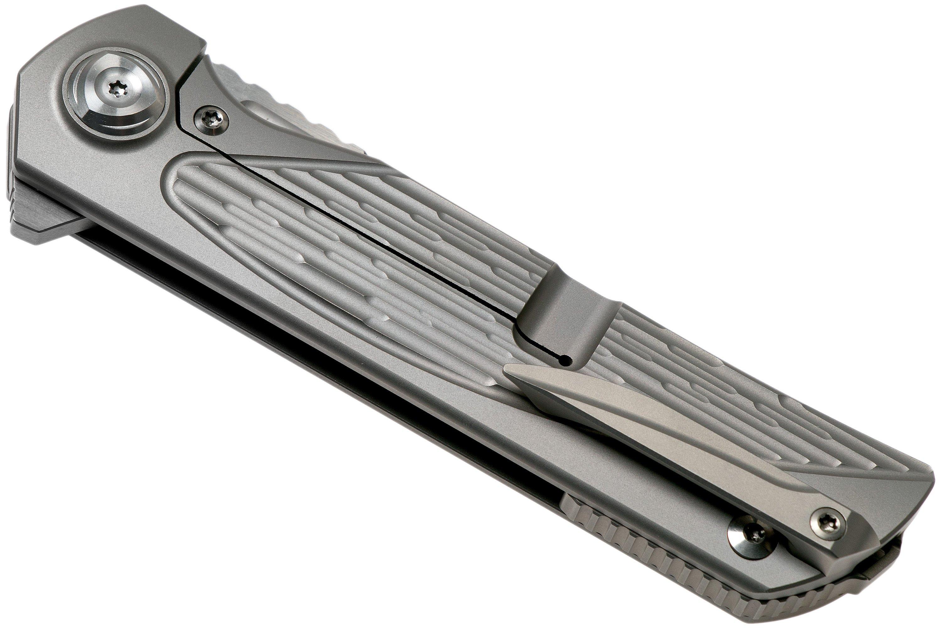 Liong Mah Warrior Two V3 Textured Titanium zakmes | Voordelig kopen bij ...