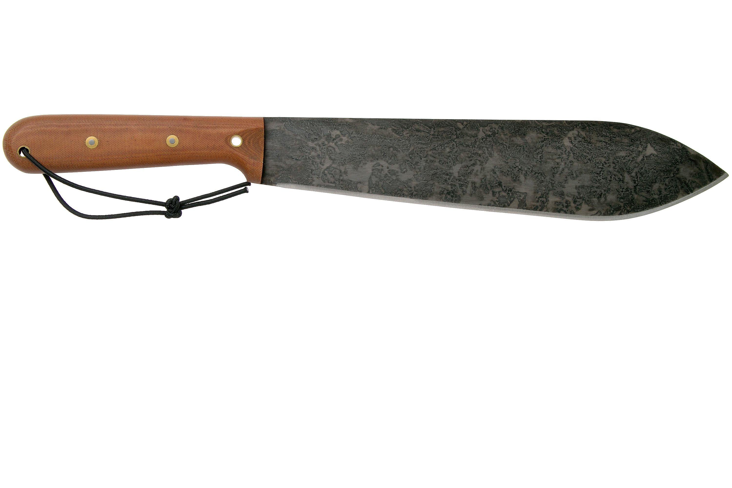 LT Wright The Overland Machete, 1075, Matte Natural Micarta, Kydex ...