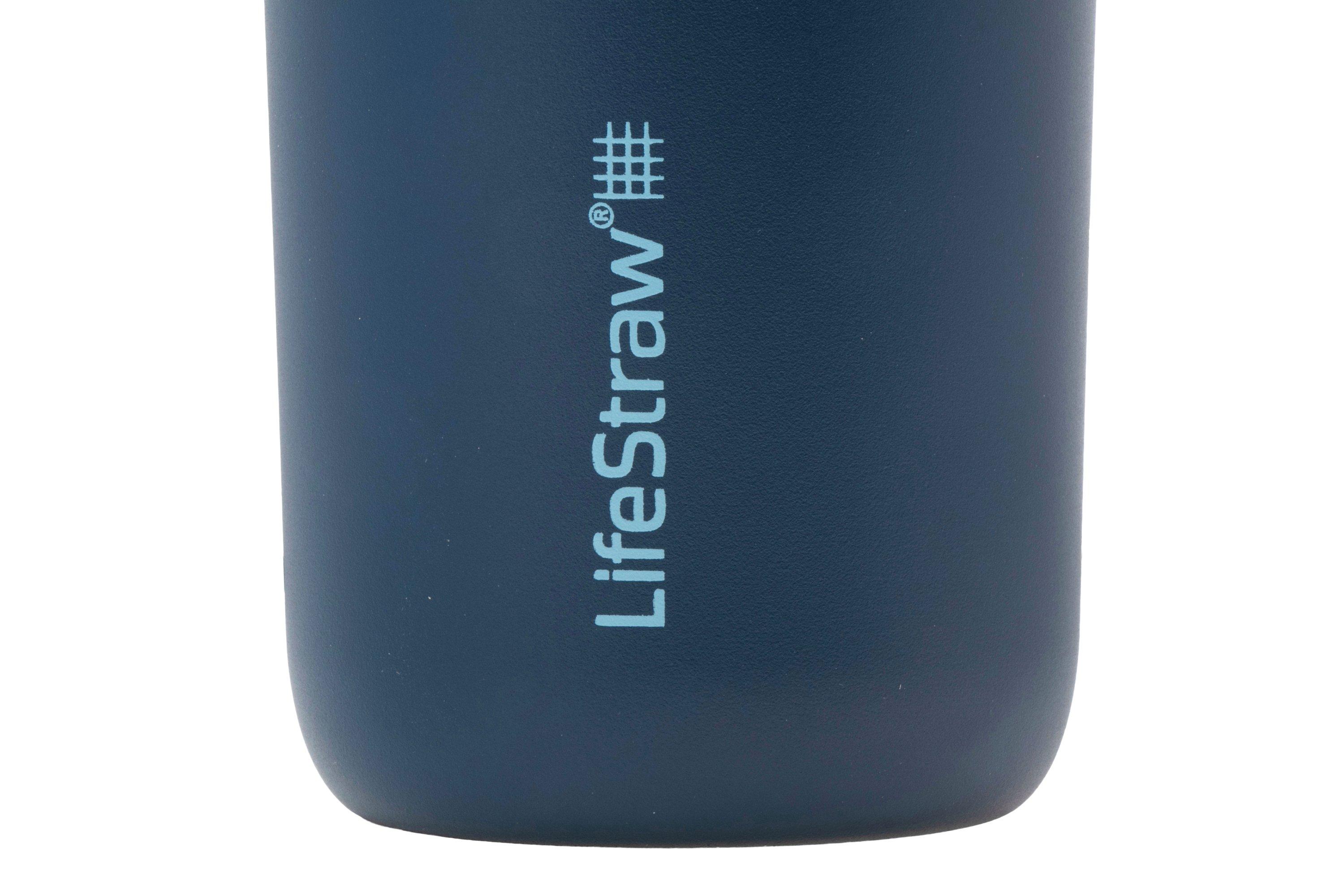 LifeStraw Go Steel Tumbler Aegean Sea, tumbler with water filter, 530 ...