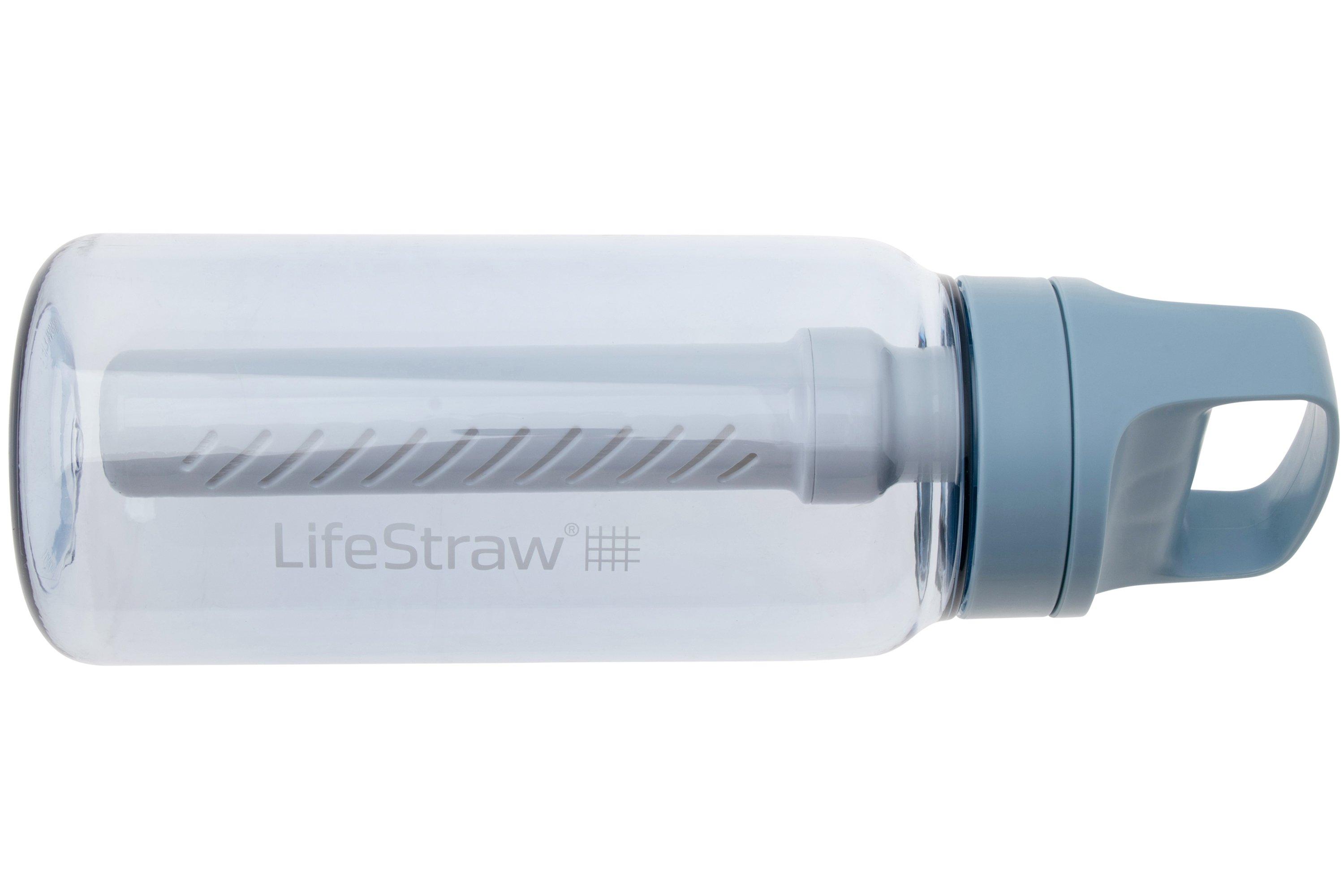 LifeStraw Go Icelandic Blue GO-1L-ICE BPA-Free Plastic, waterfles met 2 ...