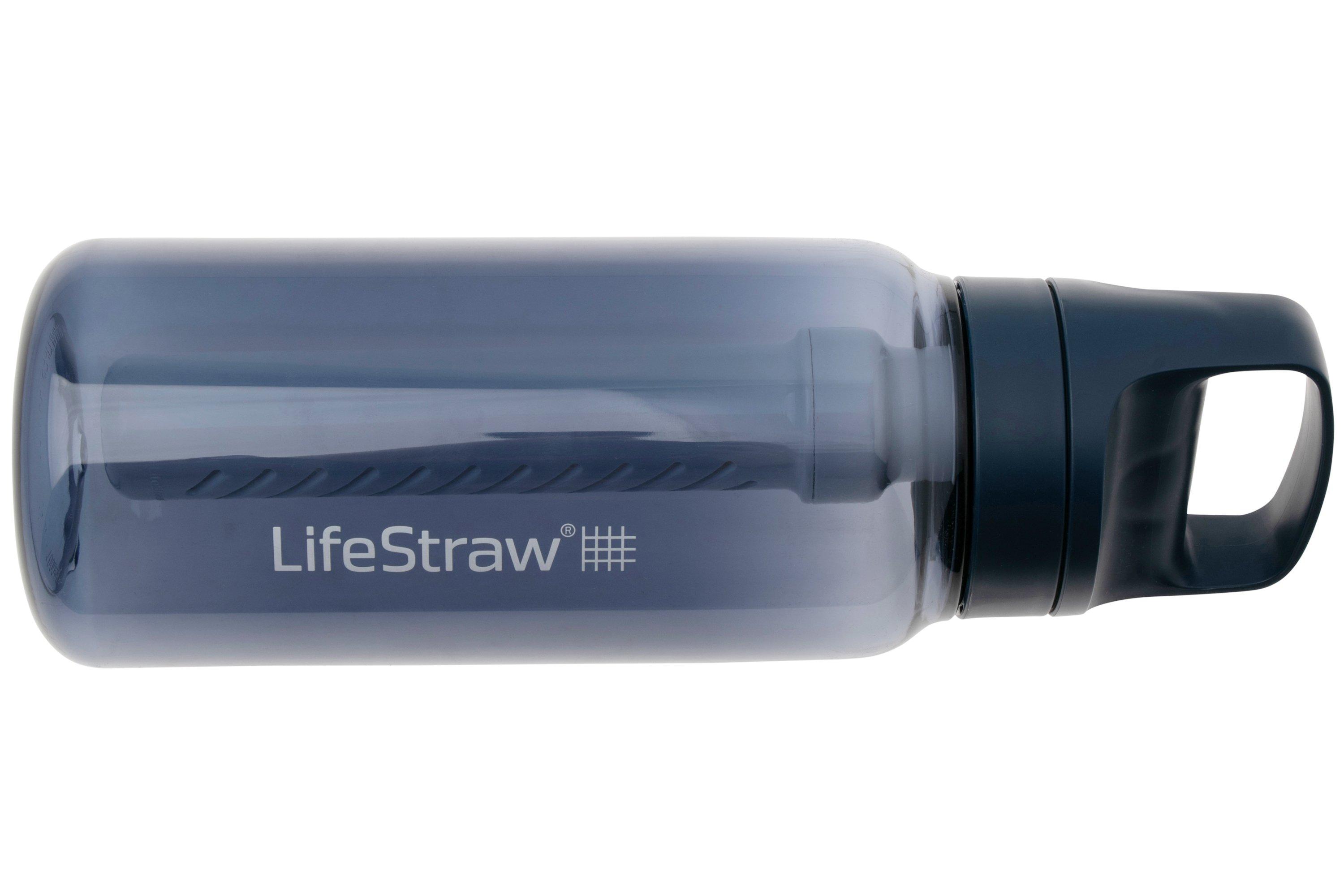 LifeStraw Go Aegean Sea GO-1L-SEA BPA-Free Plastic, water bottle with 2 ...