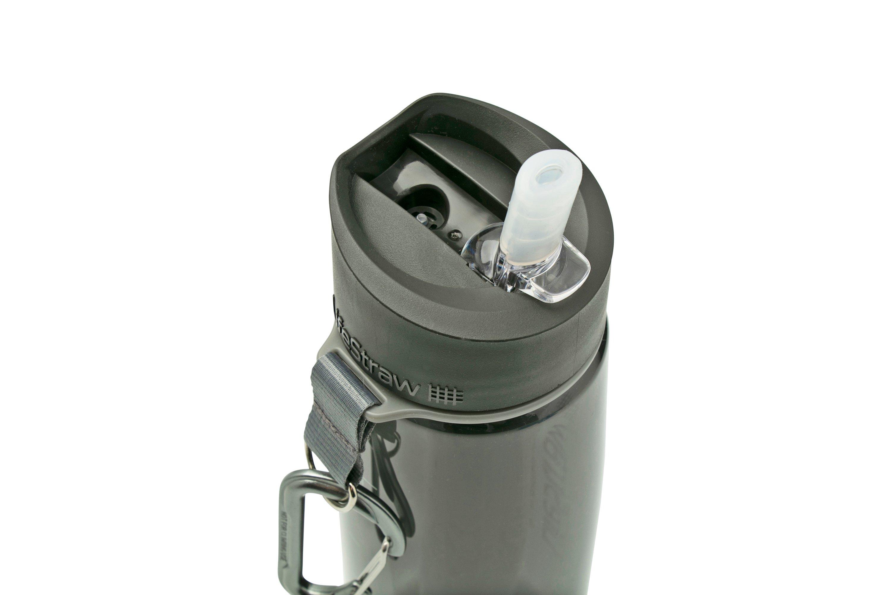 LifeStraw Go 2-stage Dark Grey, water bottle with filter 650 mL ...