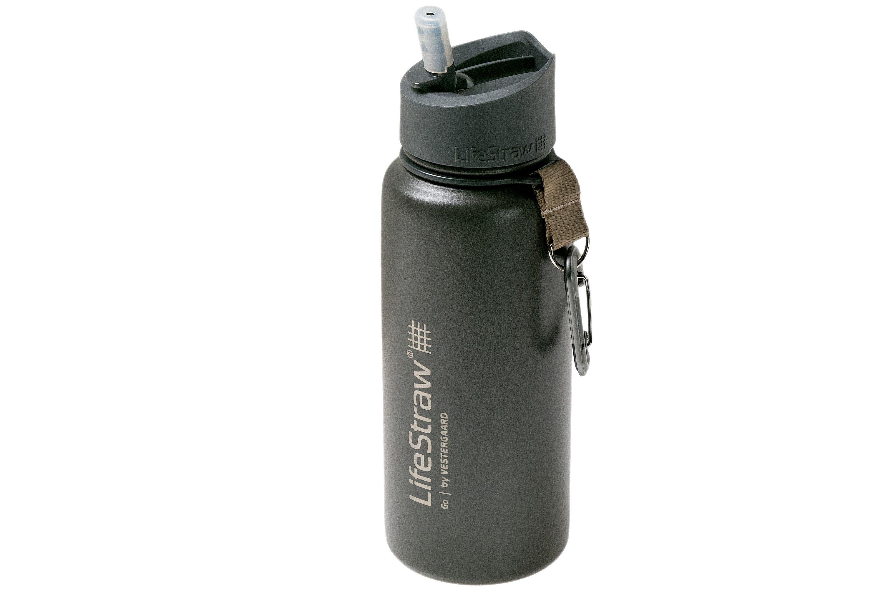 LifeStraw Go Stainless Steel botella aislada con filtro, gris | Compras ...