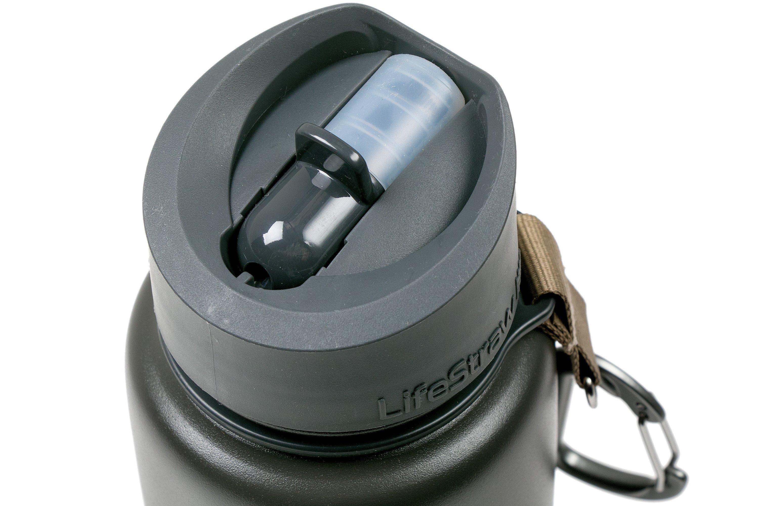 LifeStraw Go Stainless Steel botella aislada con filtro, gris | Compras ...