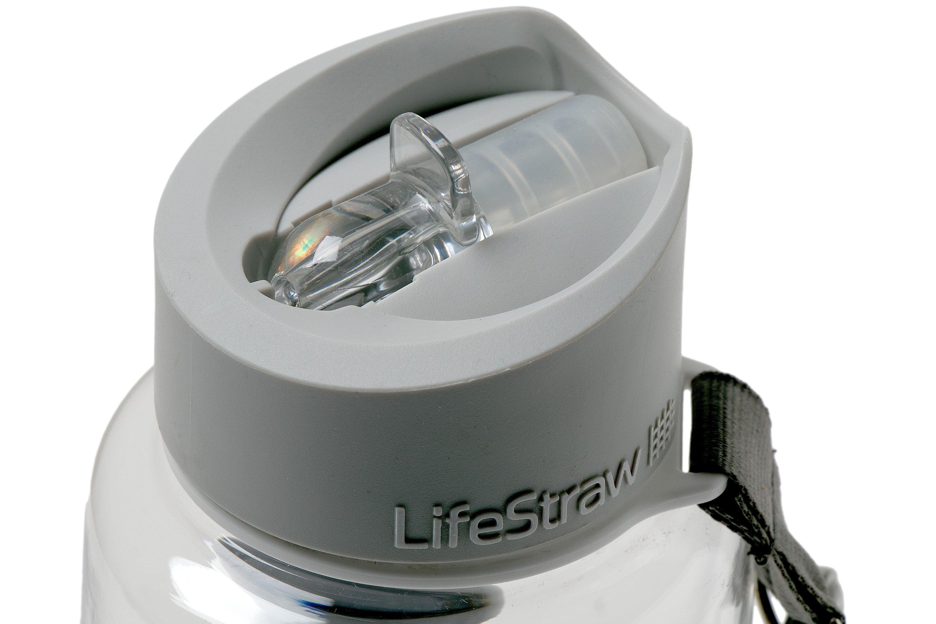 LifeStraw Go 2-stage water bottle with filter 1 litre, clear ...