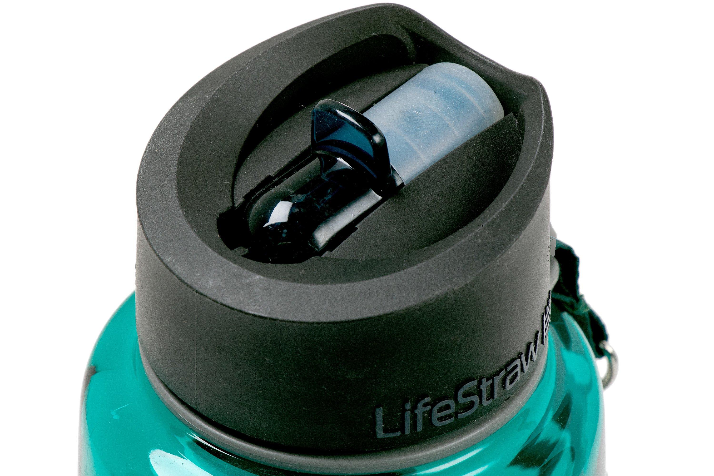 LifeStraw Go 2-stage botella de agua con filtro de 1 litro, verde ...