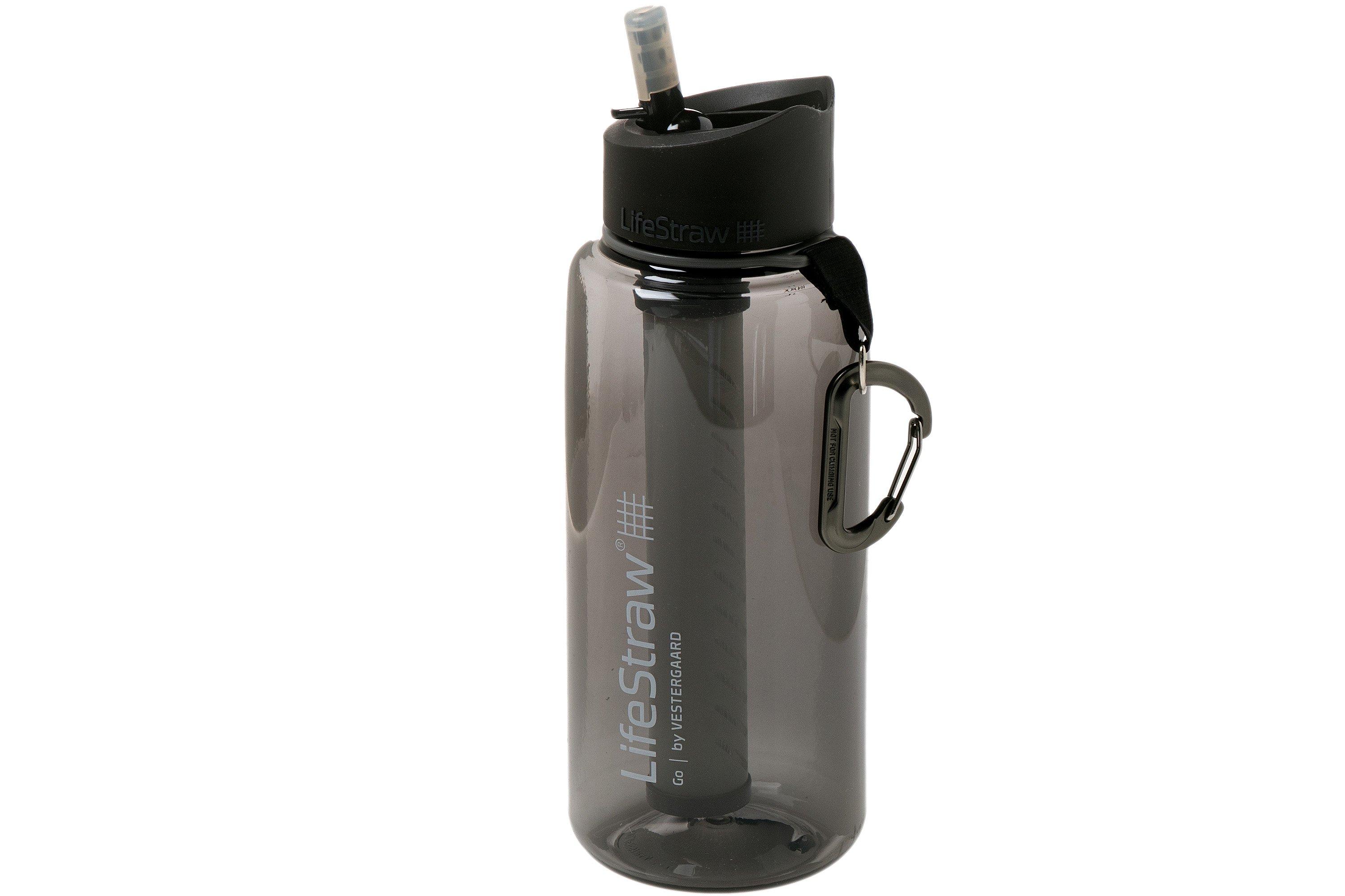 LifeStraw Go 2-stage water bottle with filter 1 litre, grey ...