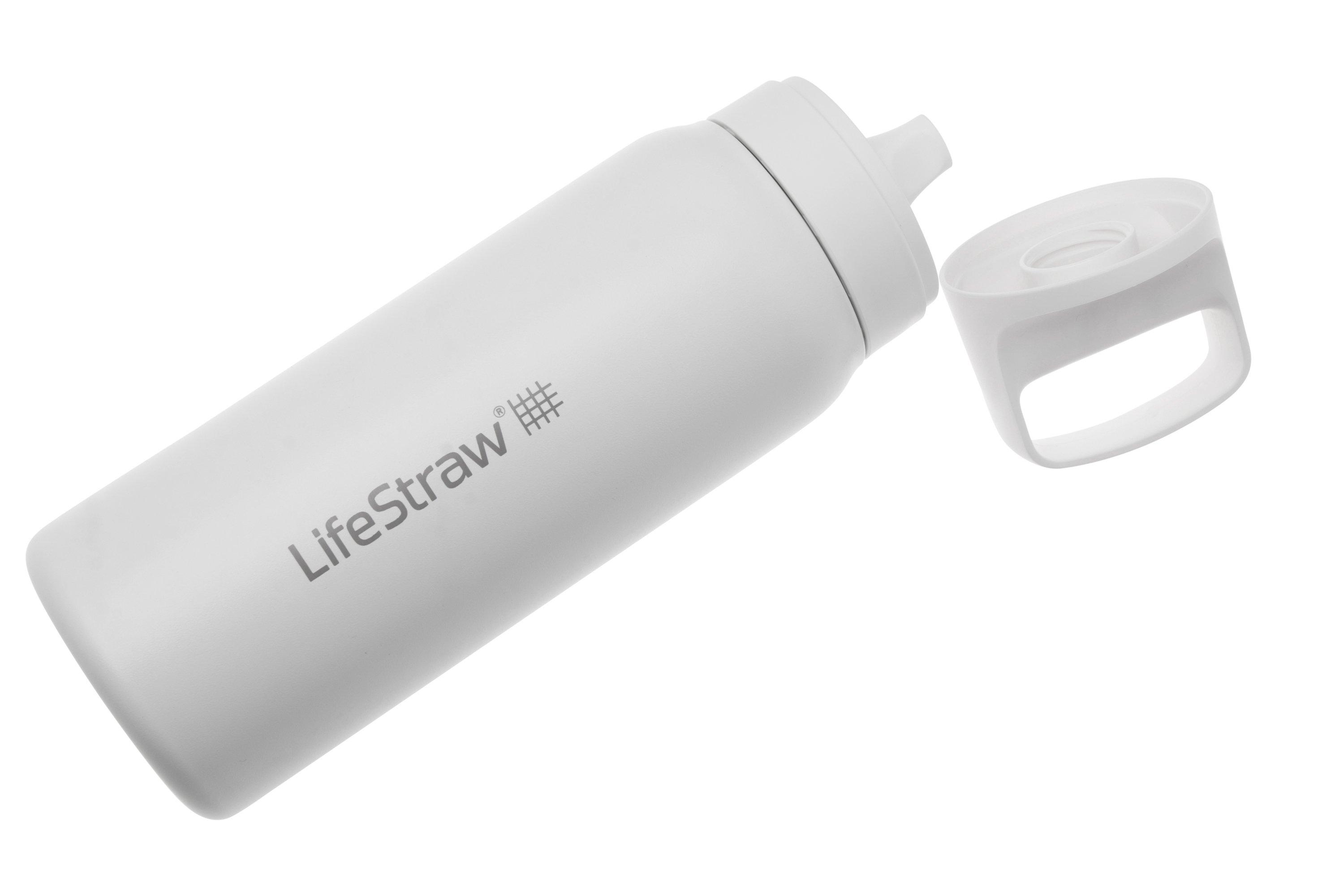 LifeStraw Go Polar White GOST-650ML-WHT Stainless Steel, botella de ...