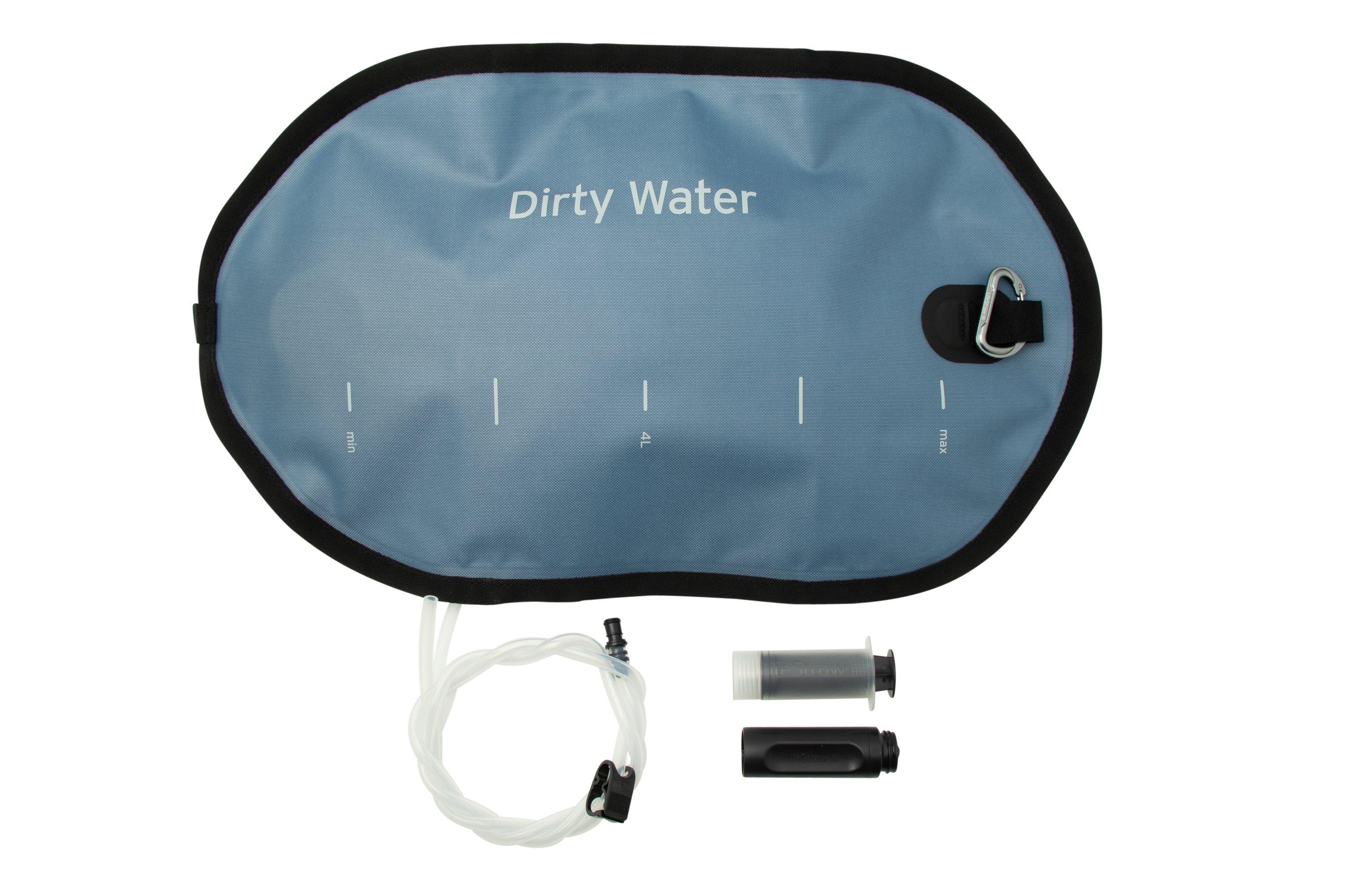 LifeStraw PEAK Gravity, PEAKGRAVFL-BL8, water filter with water storage ...