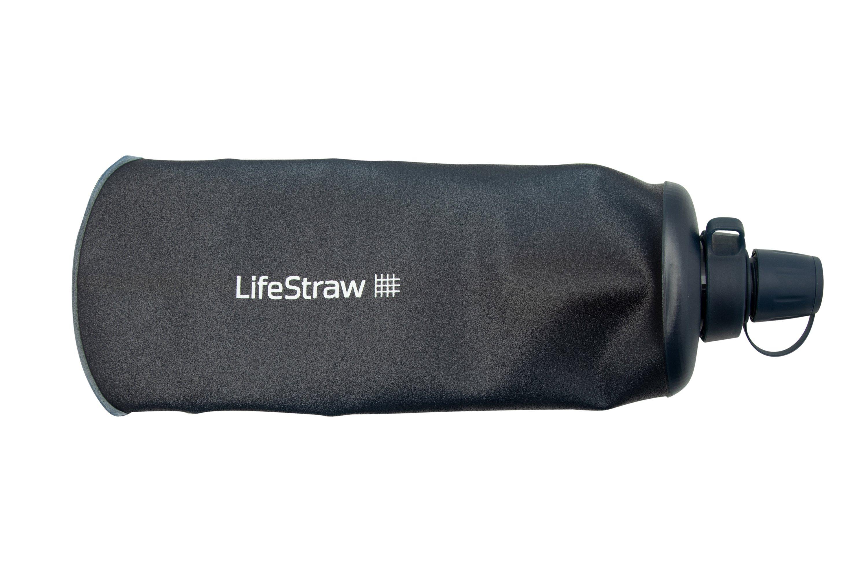LifeStraw PEAK Squeeze, PEAKSQ1L-BLUE, filtre à eau avec bouteille 1.0 ...