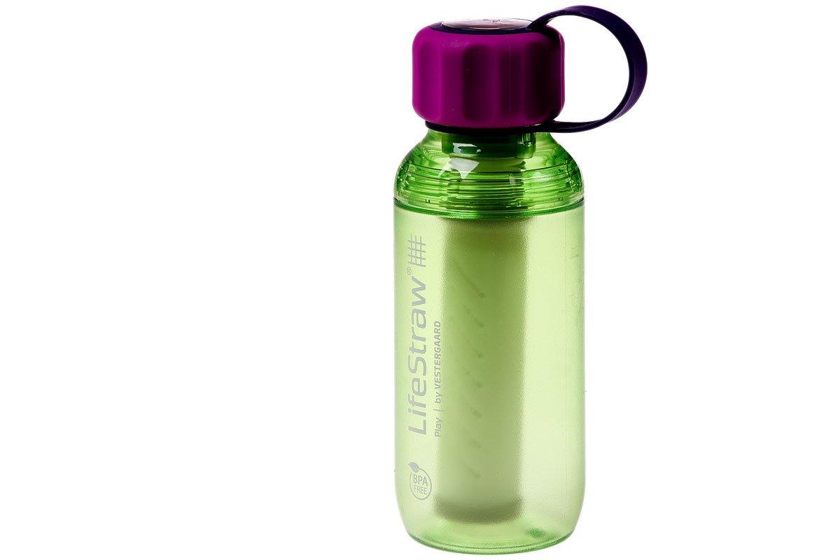 LifeStraw Play 2-stage waterbottle with filter, green | Advantageously ...