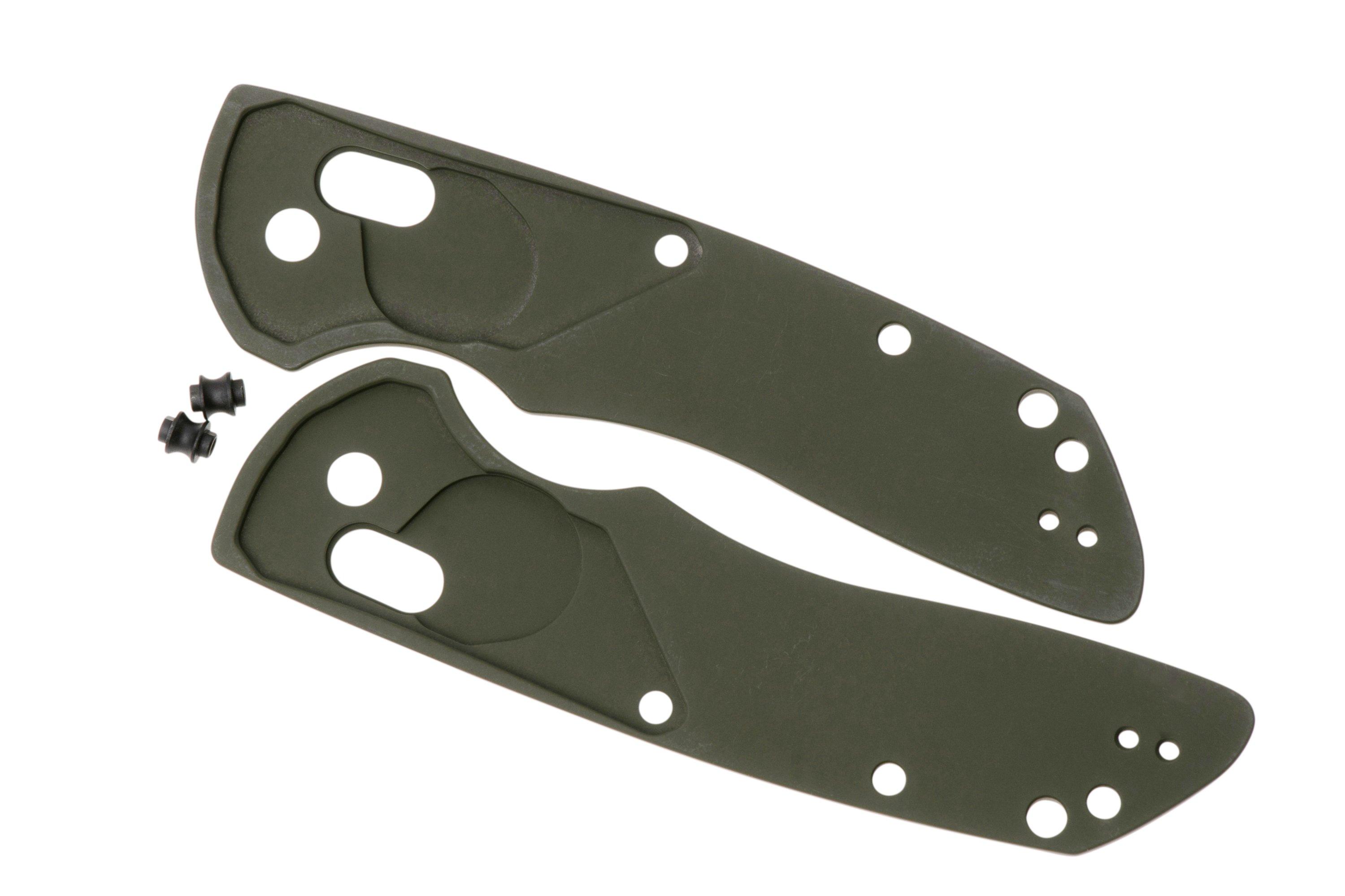 Lex Custom Hogue Deka Scales HODEH240 Turtle OD Green Titanium, handle ...