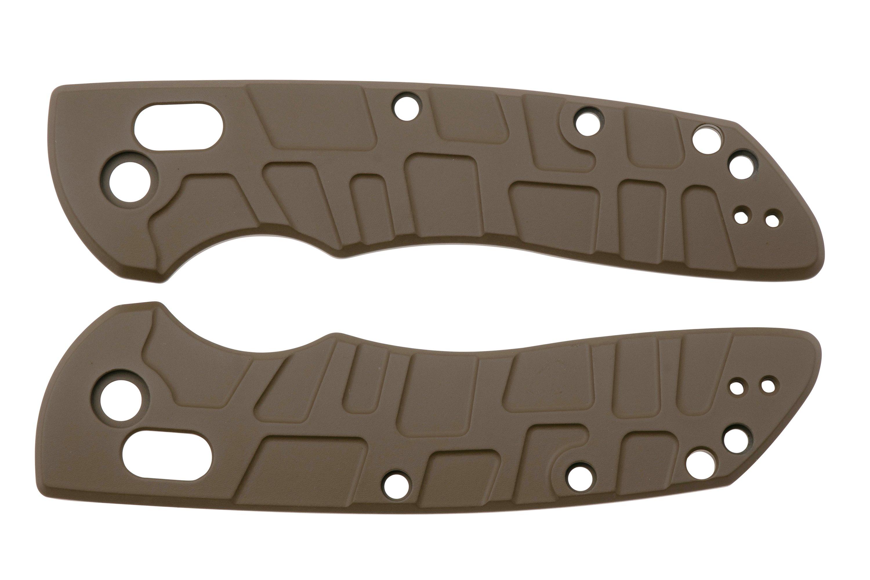 Lex Custom Hogue Deka Scales HODEH261 Turtle FDE Titanium, handle ...