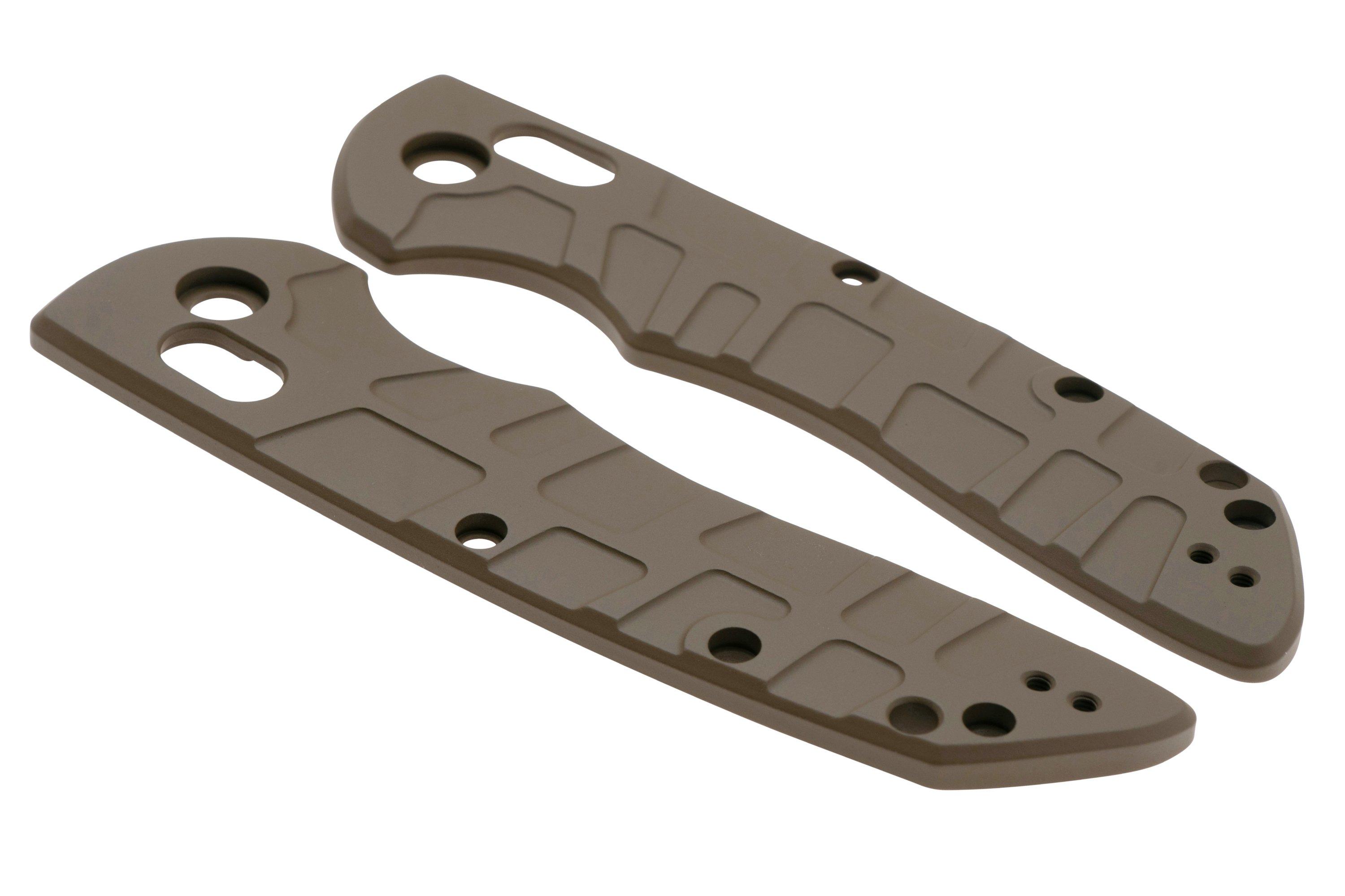 Lex Custom Hogue Deka Scales HODEH261 Turtle FDE Titanium, handle ...