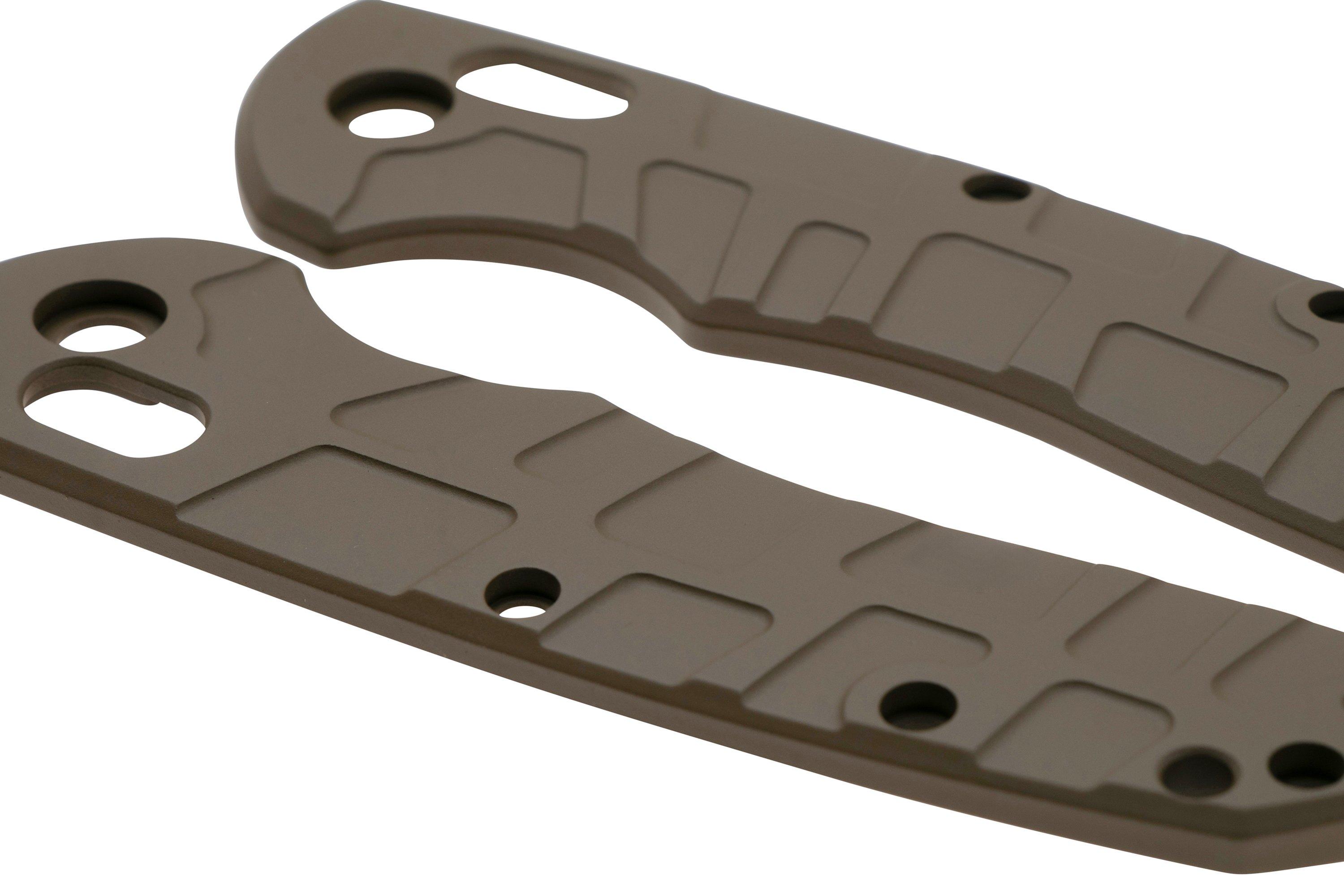 Lex Custom Hogue Deka Scales HODEH261 Turtle FDE Titanium, handle ...