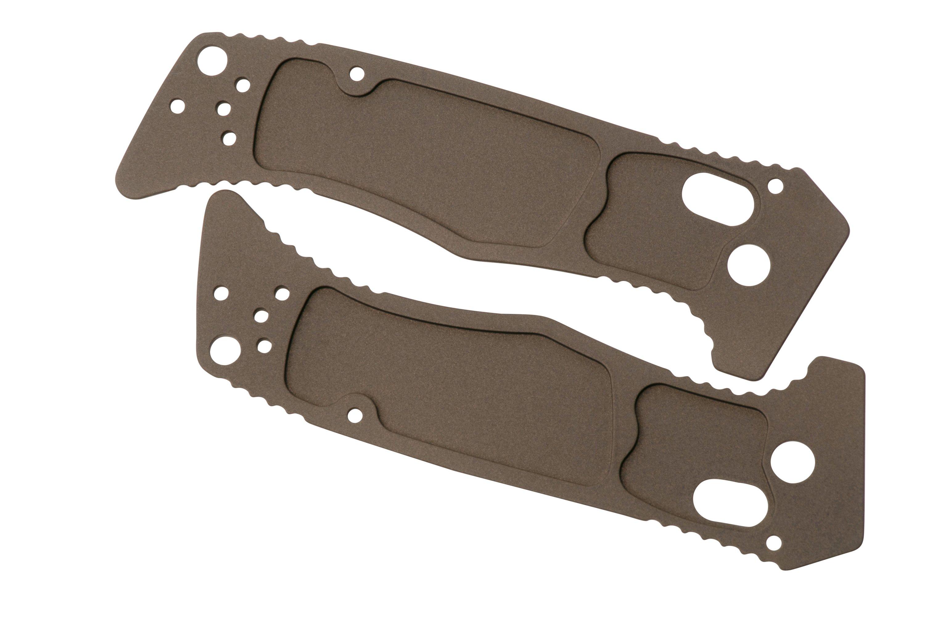 Lex Custom Benchmade Mini Adamas Scales MATH359 Turtle Smoked Bronze ...