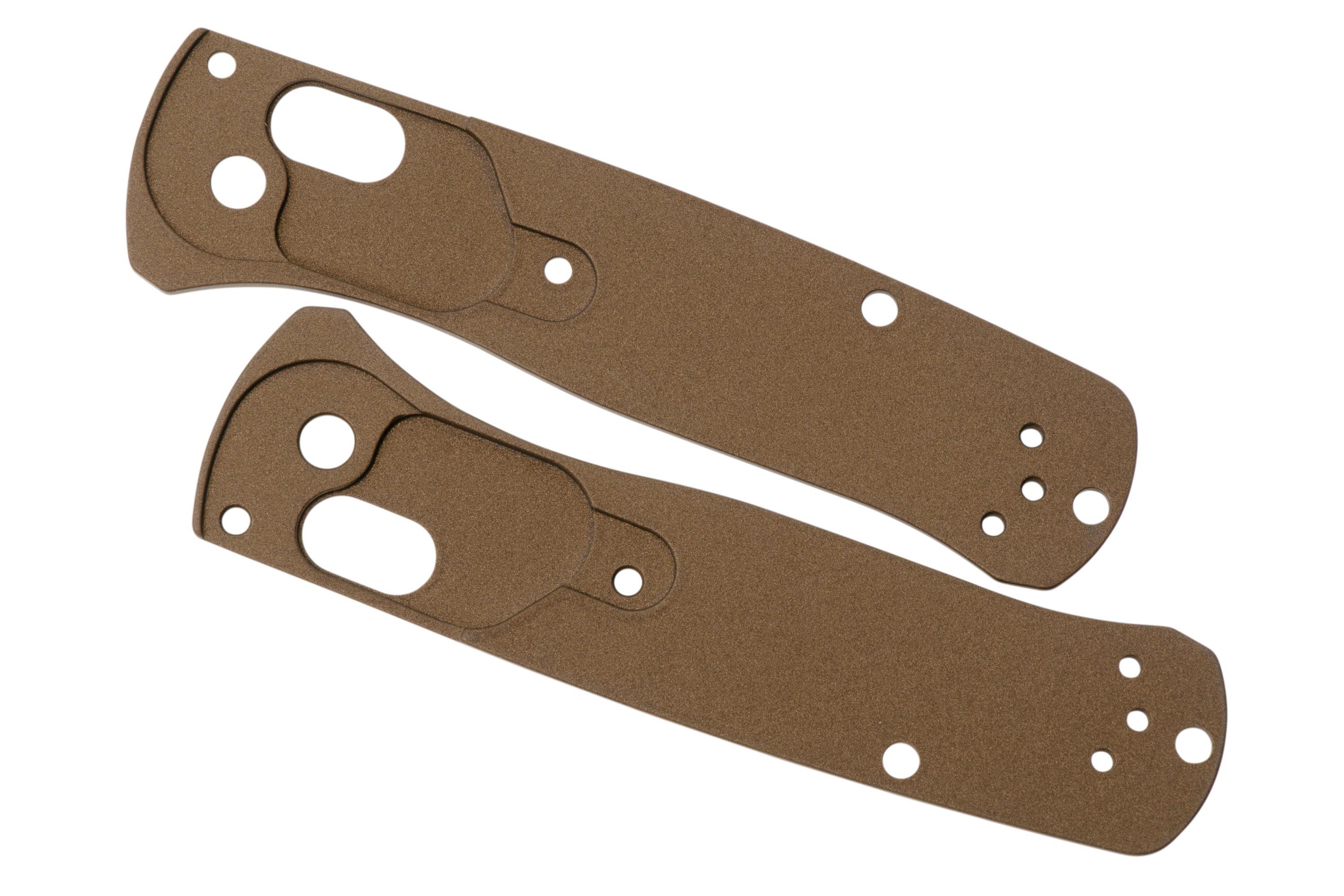 Lex Custom Benchmade Mini Bugout Scales MBUTH148 Turtle Burnt Bronze ...