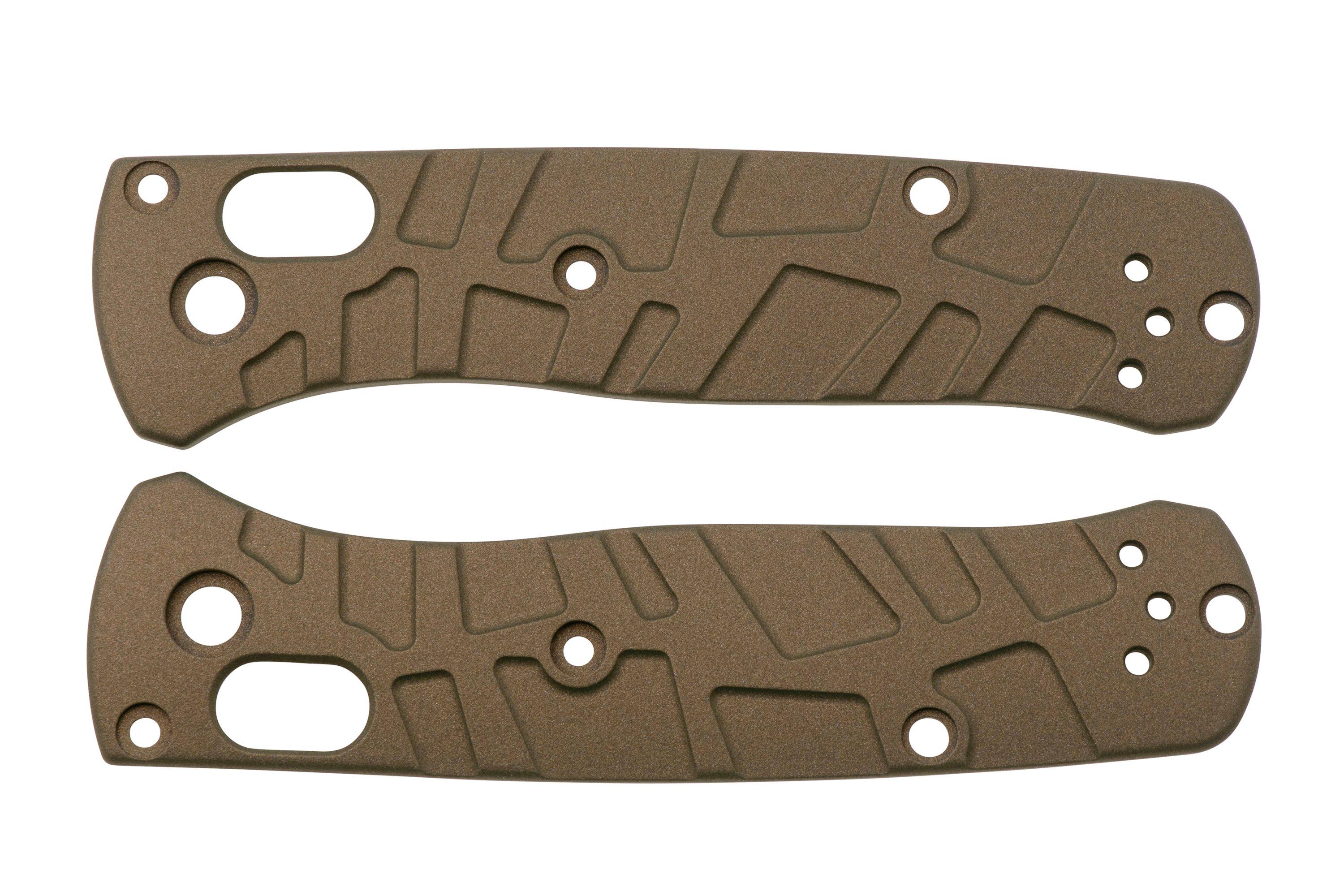 Lex Custom Benchmade Mini Bugout Scales MBUTHGGC Turtle Green Gold ...