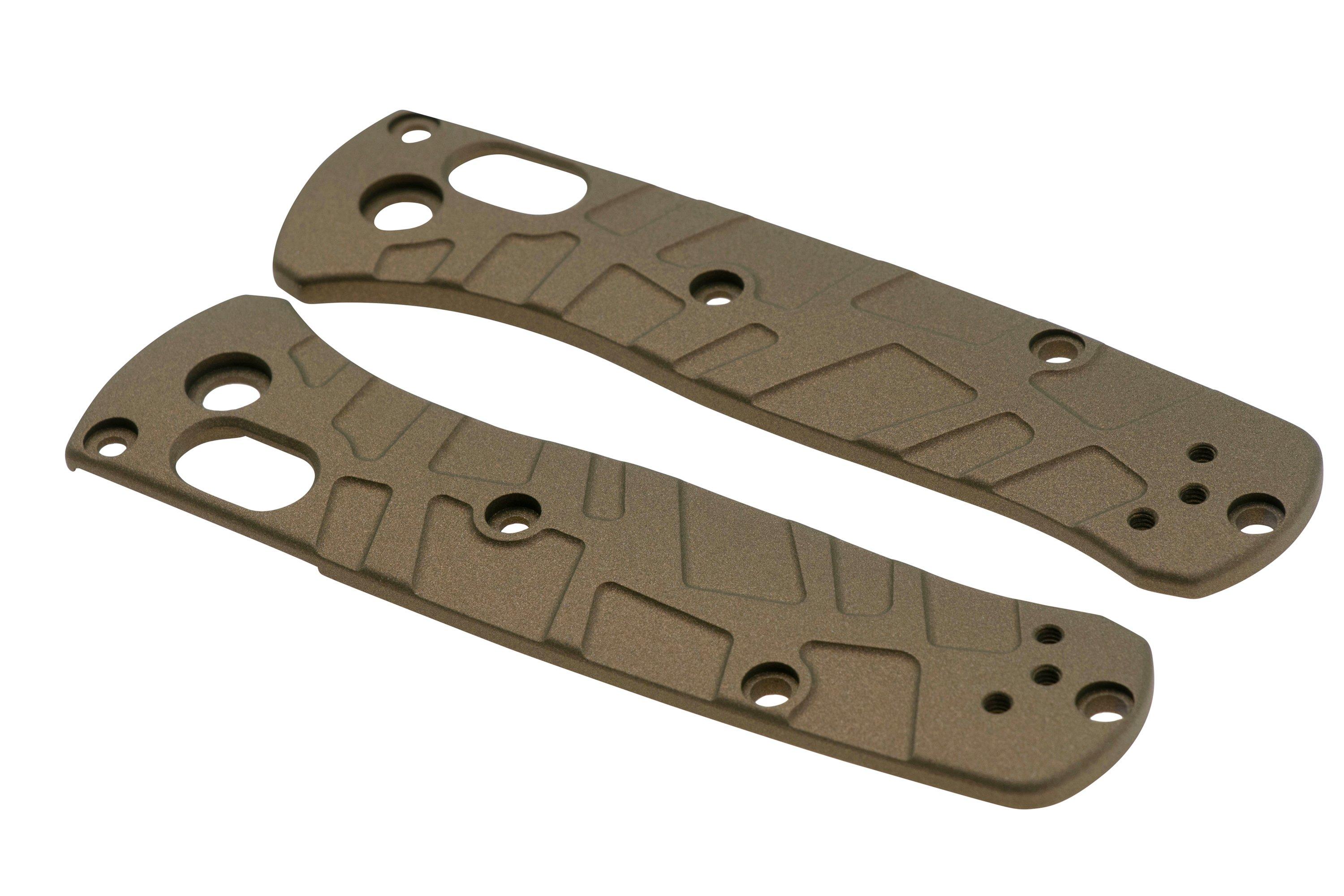 Lex Custom Benchmade Mini Bugout Scales MBUTHGGC Turtle Green Gold ...