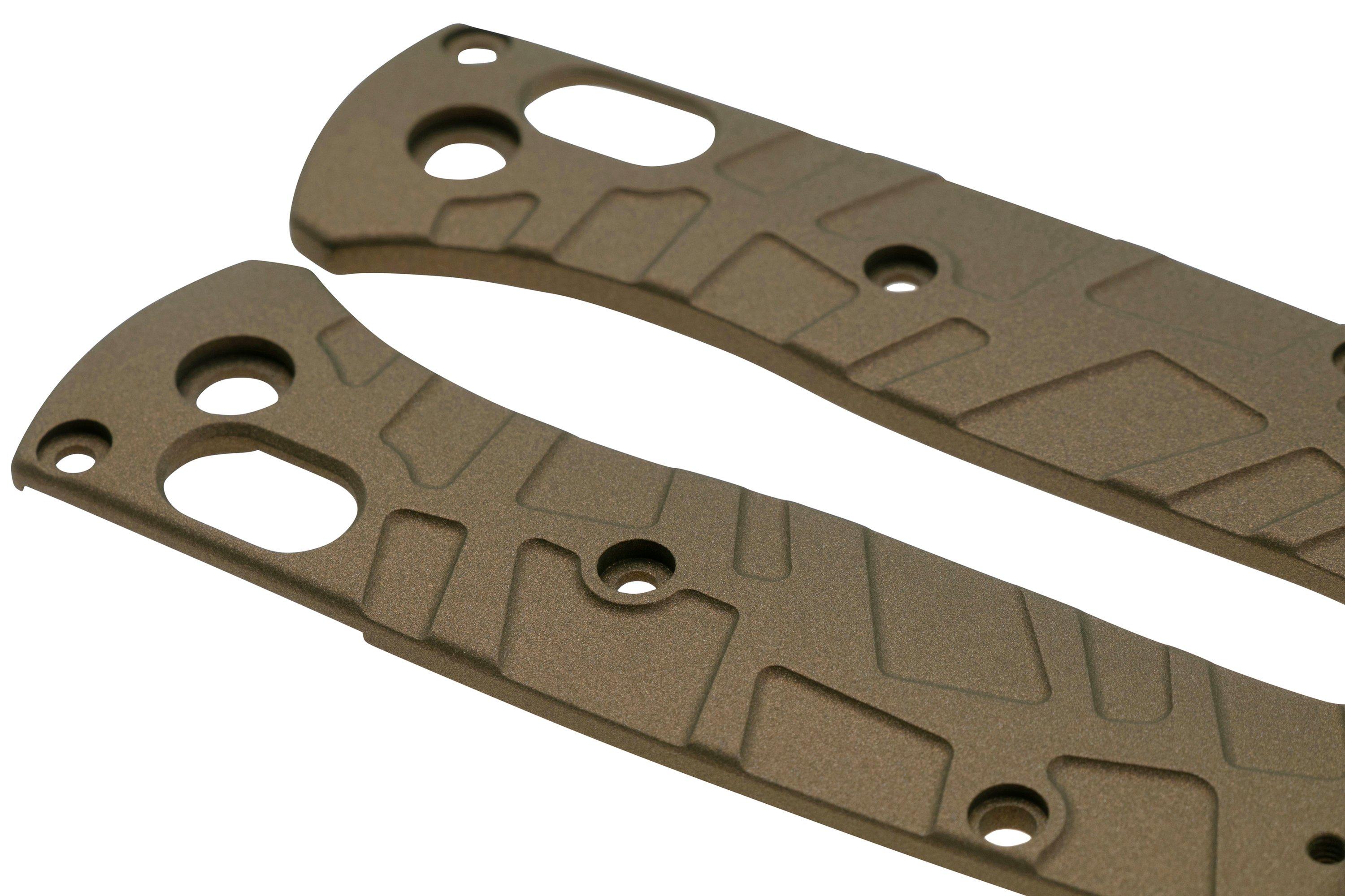 Lex Custom Benchmade Mini Bugout Scales MBUTHGGC Turtle Green Gold ...