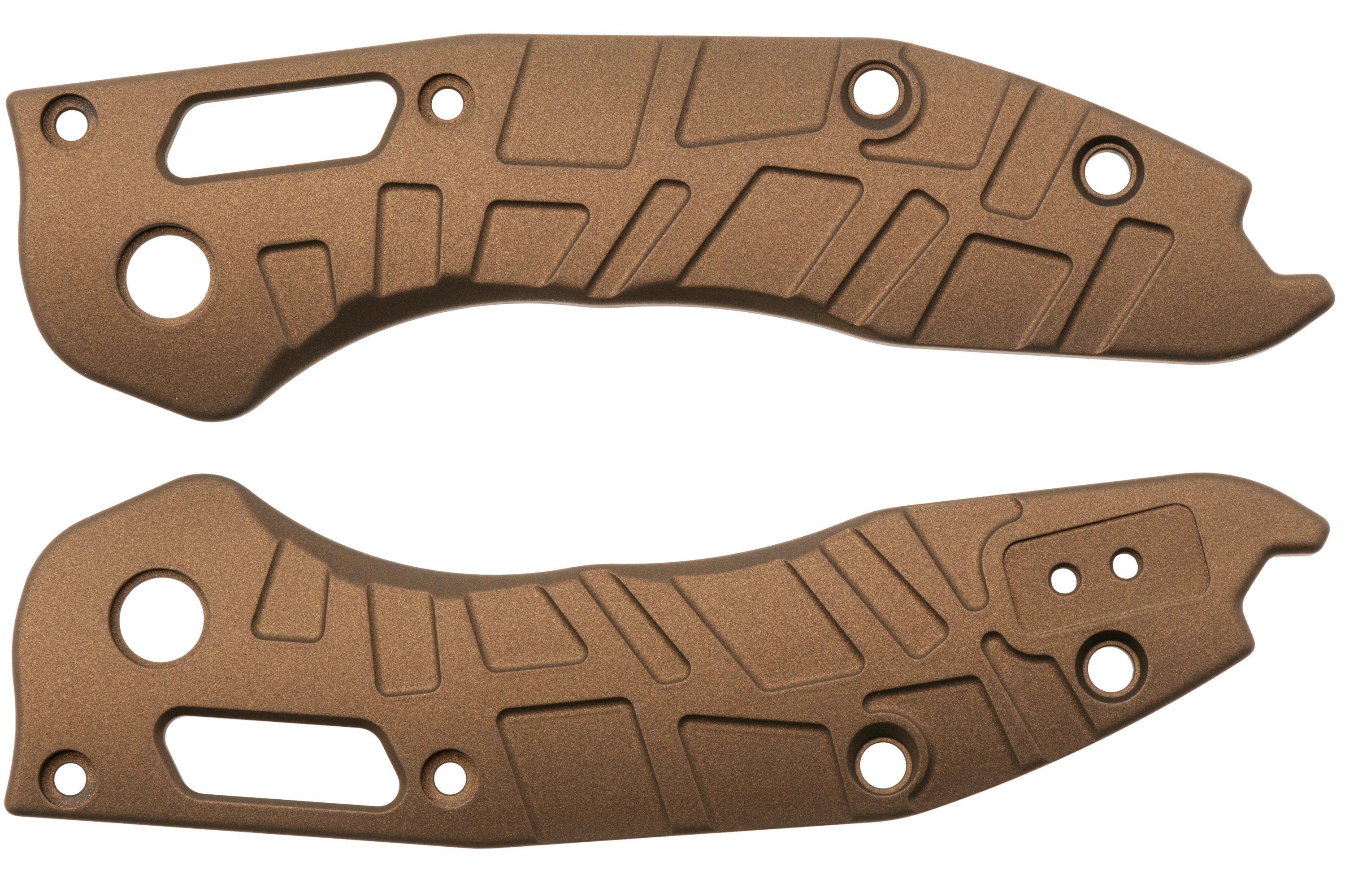 Lex Custom Microtech Stitch Scales V2 MS2TH148, Burnt Bronze Titanium ...