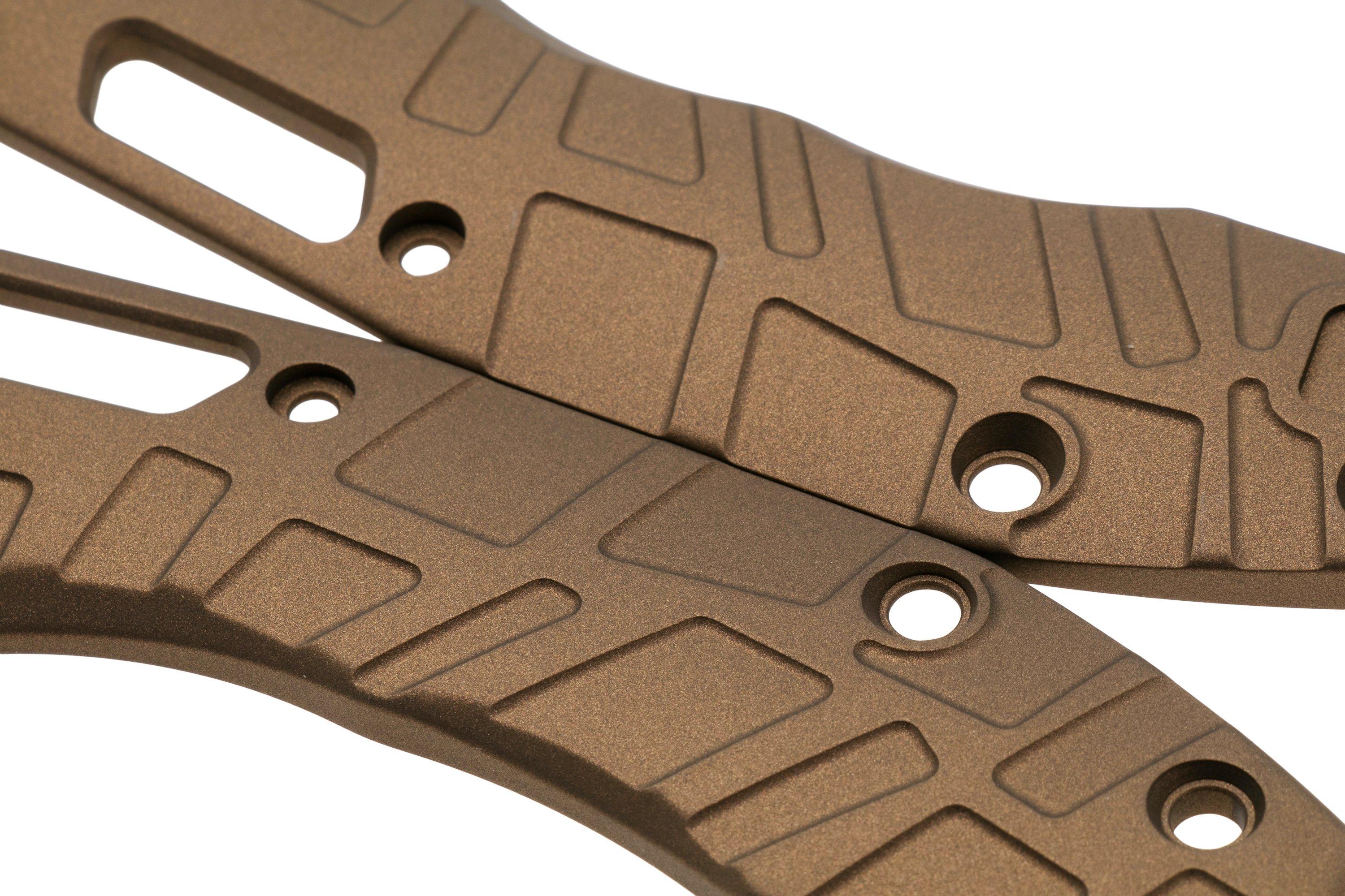 Lex Custom Microtech Stitch Scales V2 MS2TH148, Burnt Bronze Titanium ...