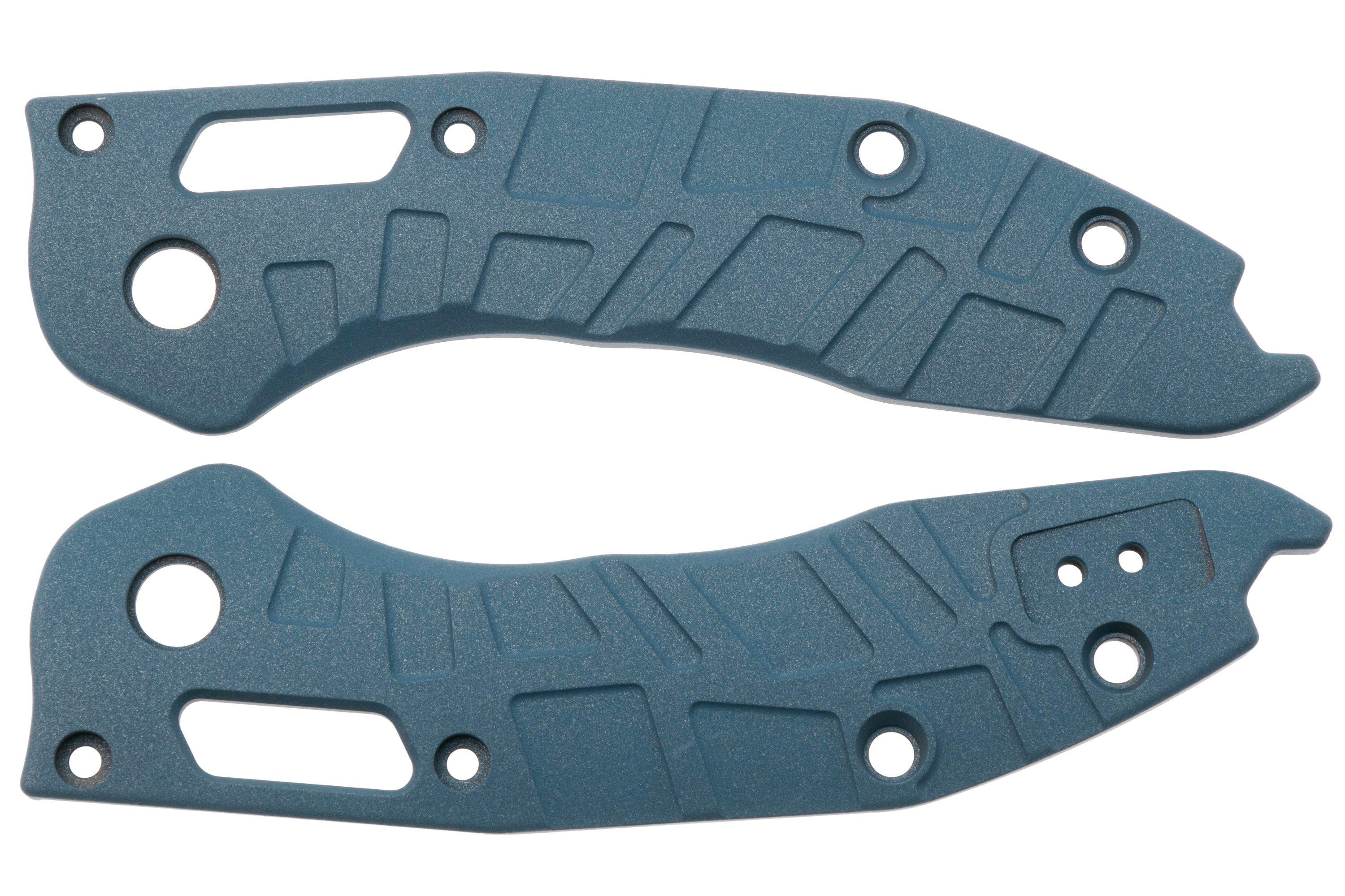 Lex Custom Microtech Stitch Scales V2 MS2TH185, Blue Titanium ...