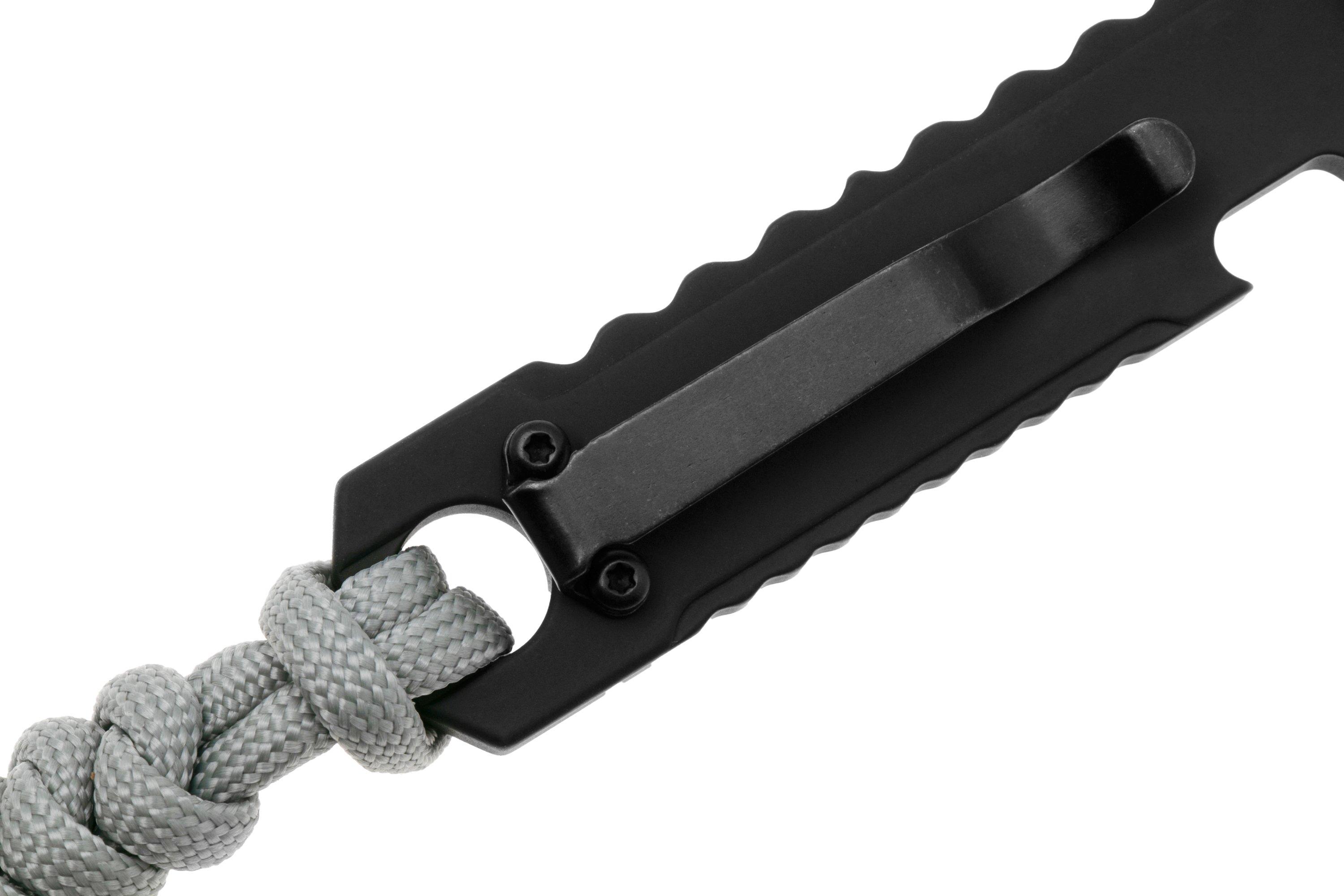 Lex Custom EDC Prybar PRYLH190 Lizard Armor Black Titanium, pry-bar ...